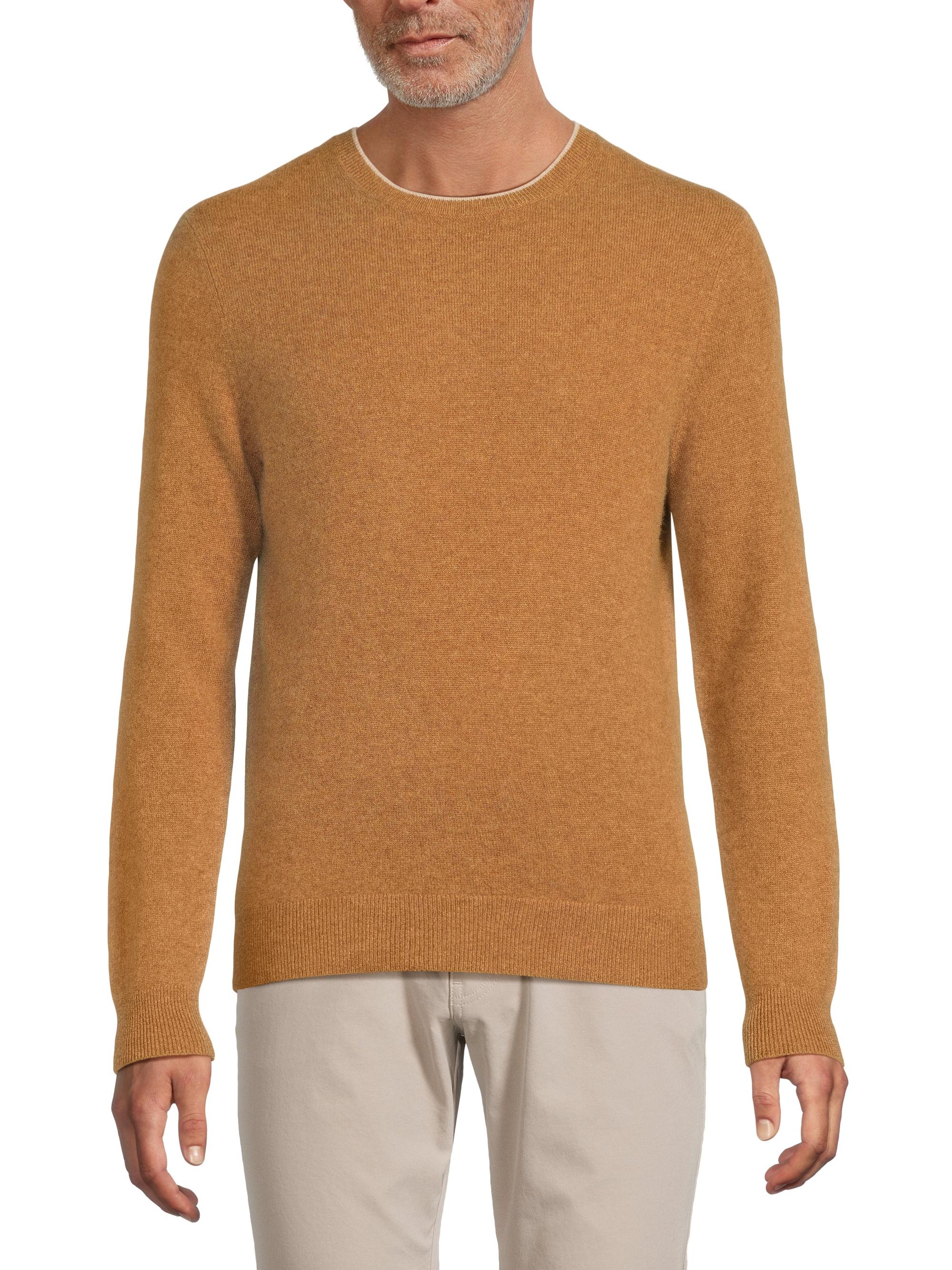 Click here for Saks Fifth Avenue Mens 100 Cashmere Contrast Tippi... prices
