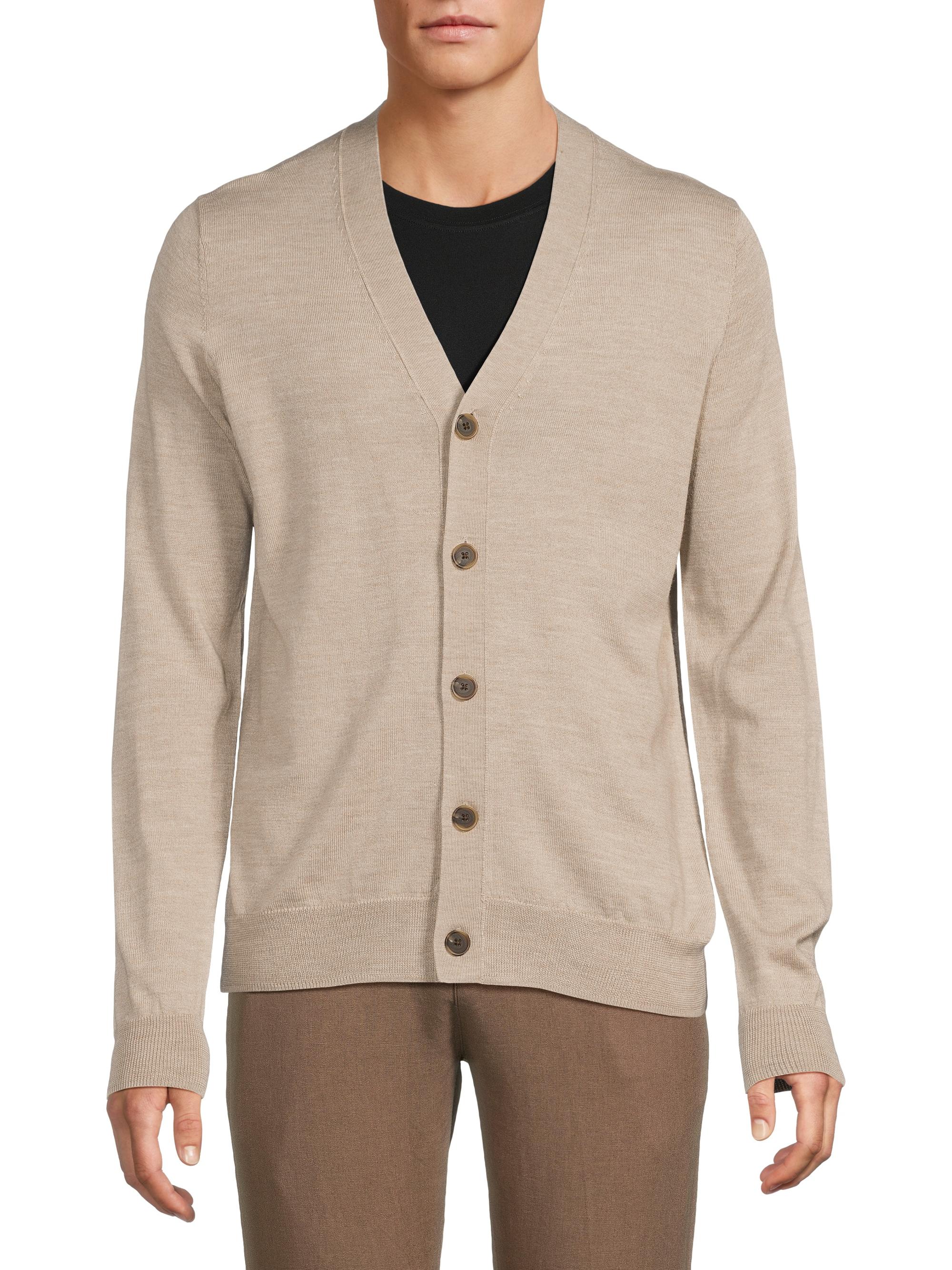 Click here for Saks Fifth Avenue Mens Merino Wool-Blend V-Neck Cl... prices