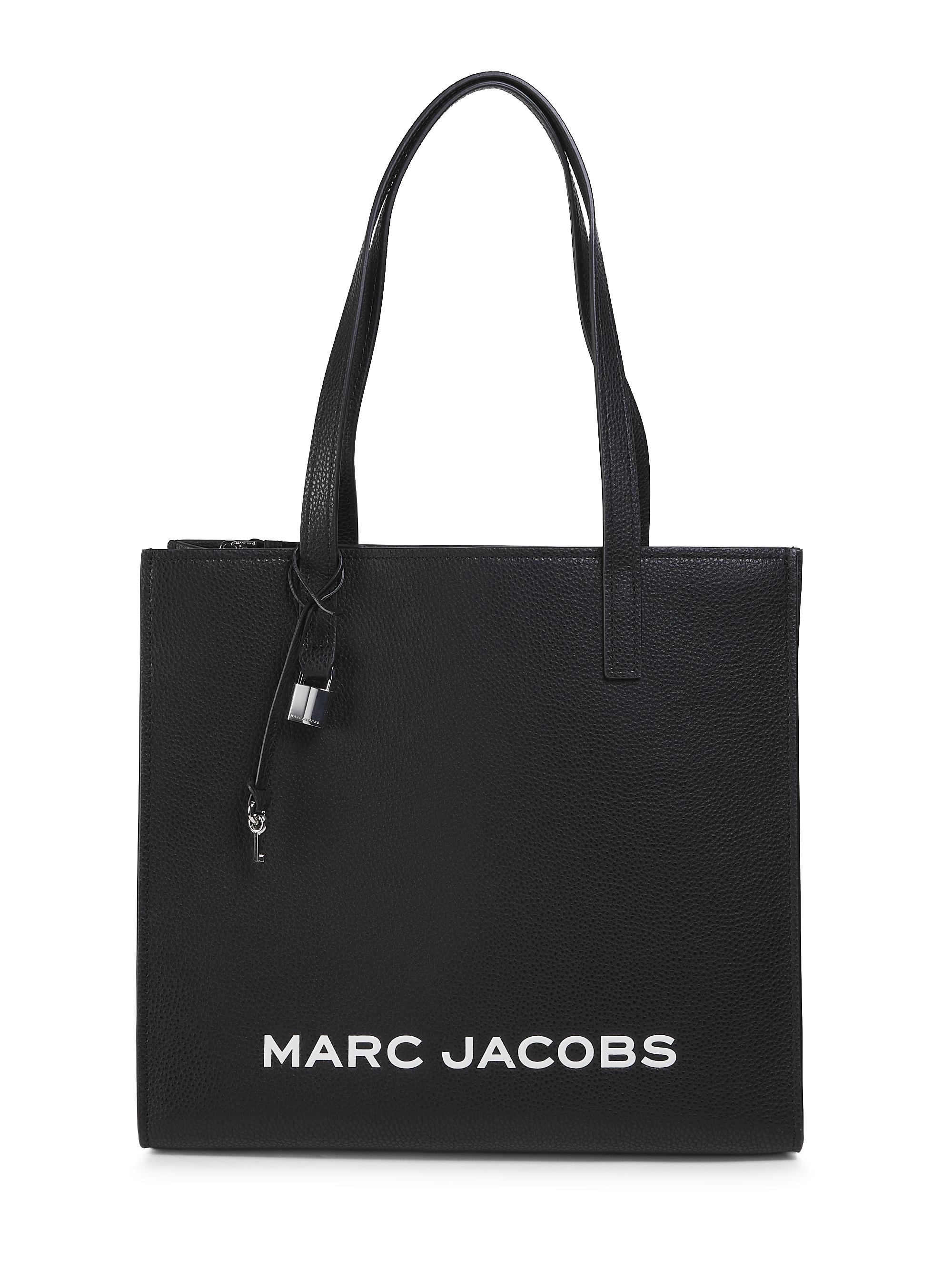 Click here for Marc Jacobs Womens Grind Leather Tote Bag - Black prices