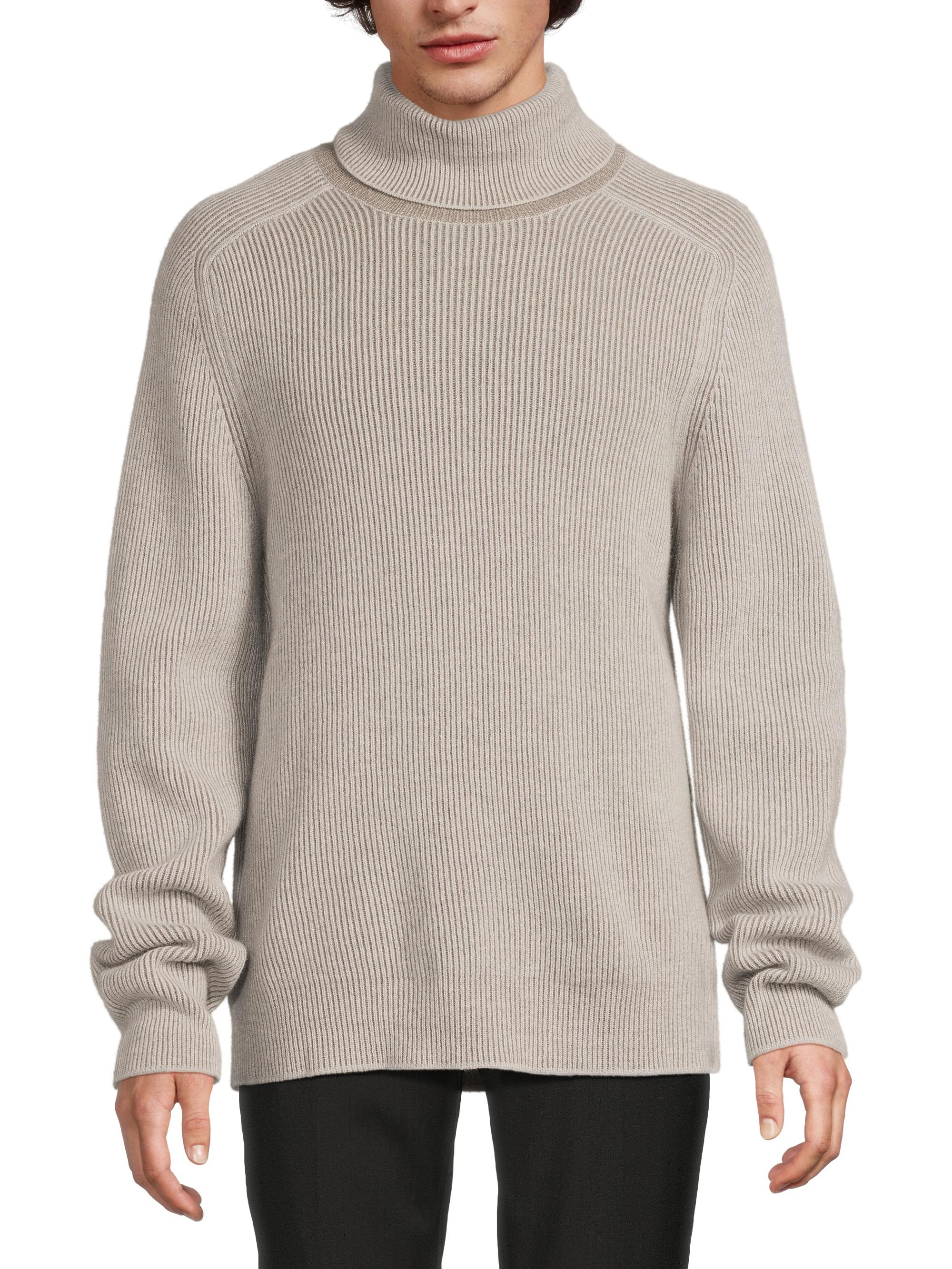 Click here for Etro Mens Cashmere-Modal Turtleneck Sweater - Grey... prices