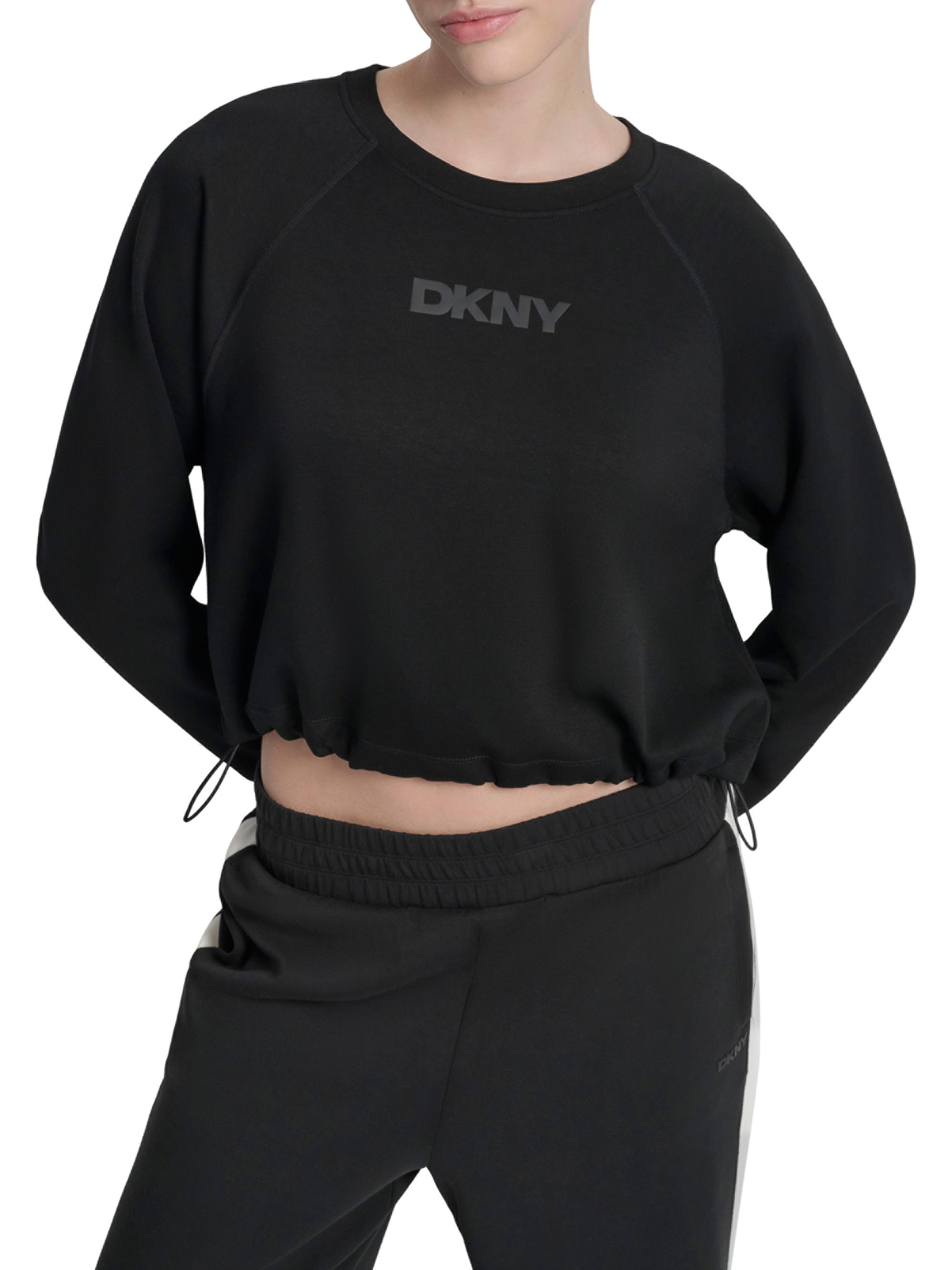 Click here for Dkny Womens Logo Sweatshirt - Black - Size XS prices