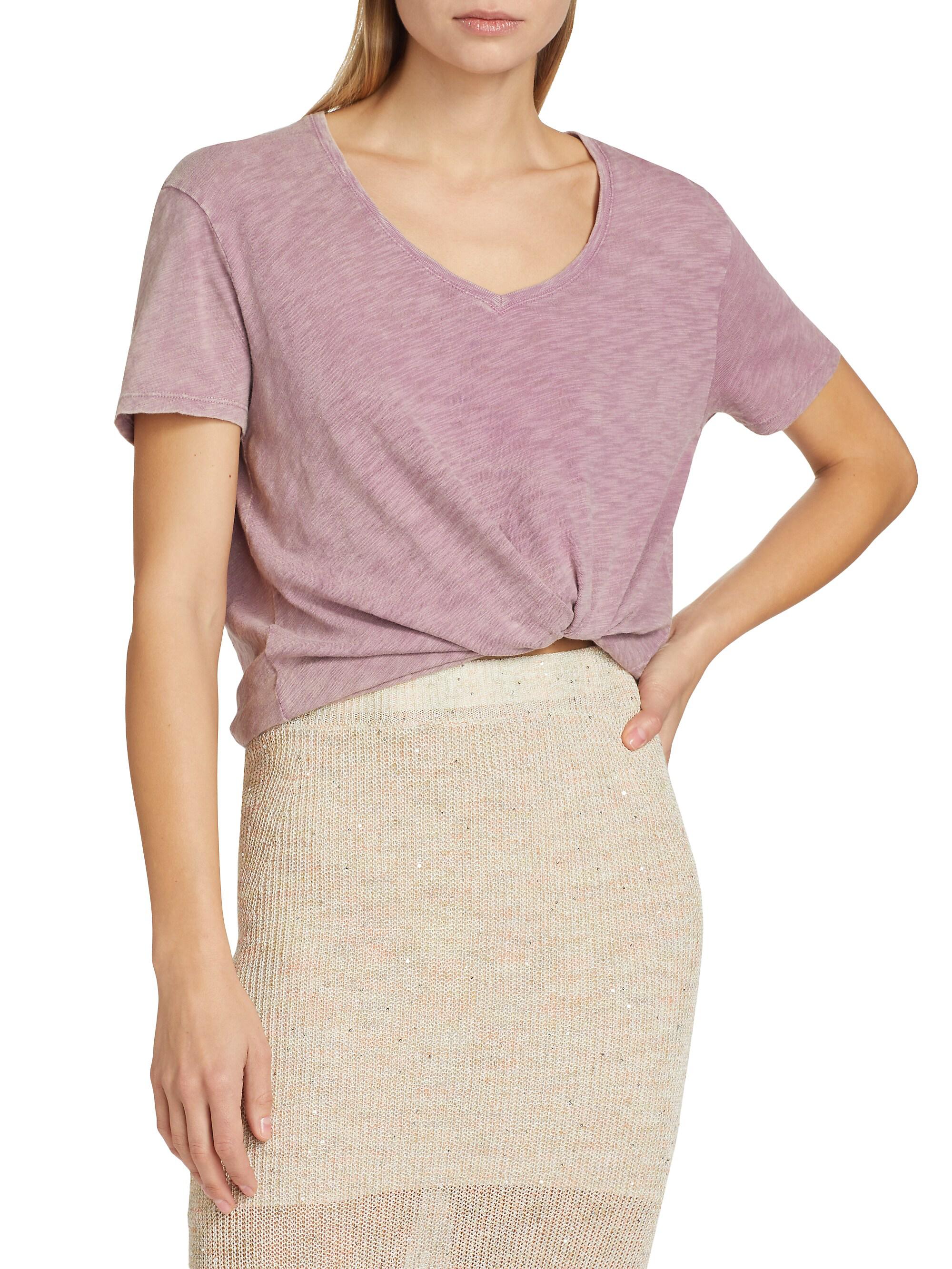 Click here for Atm Anthony Thomas Melillo Womens Slub Jersey Shor... prices