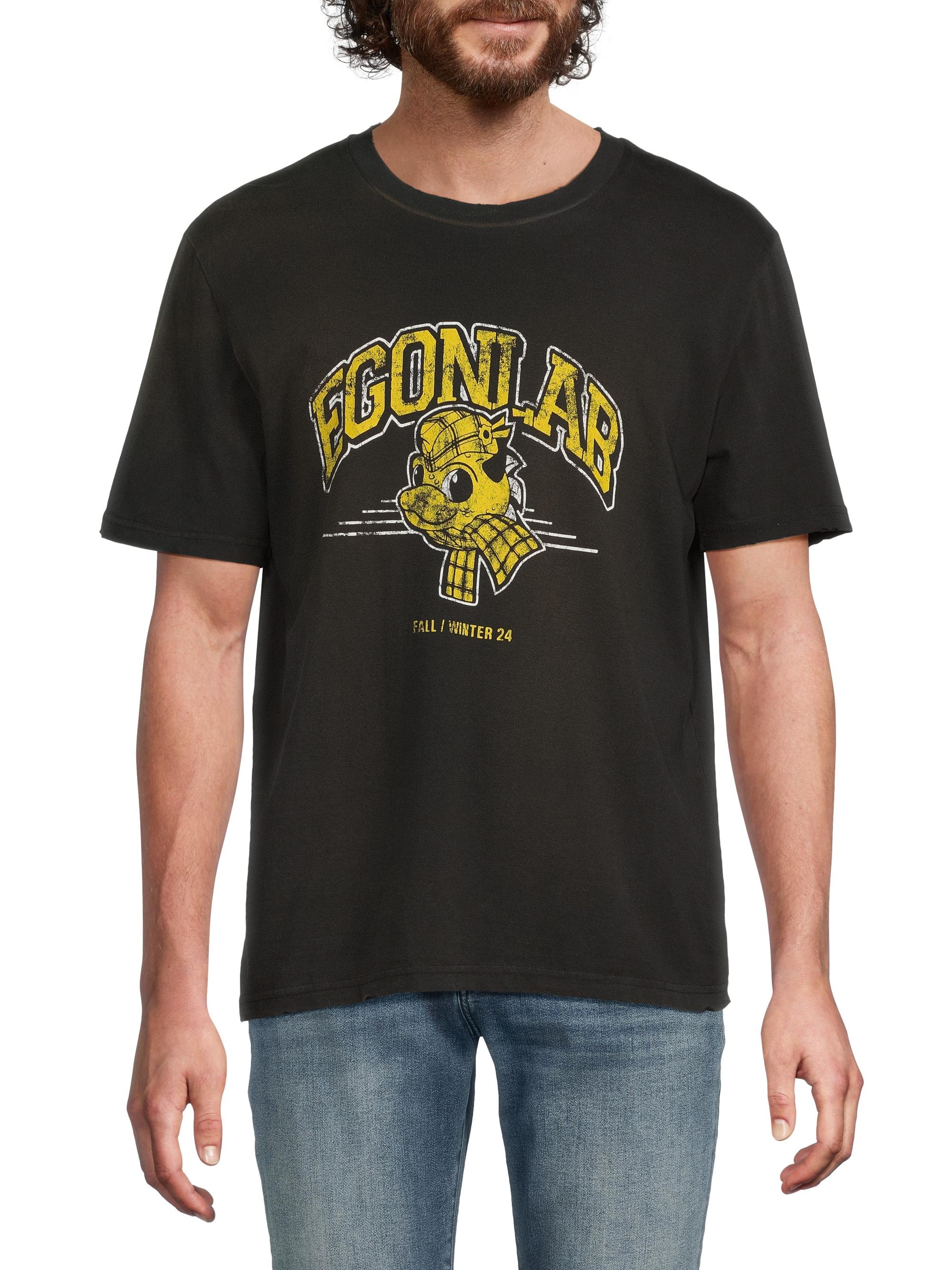 Click here for Egonlab Mens Graphic Cotton T-Shirt - Dragon Black... prices