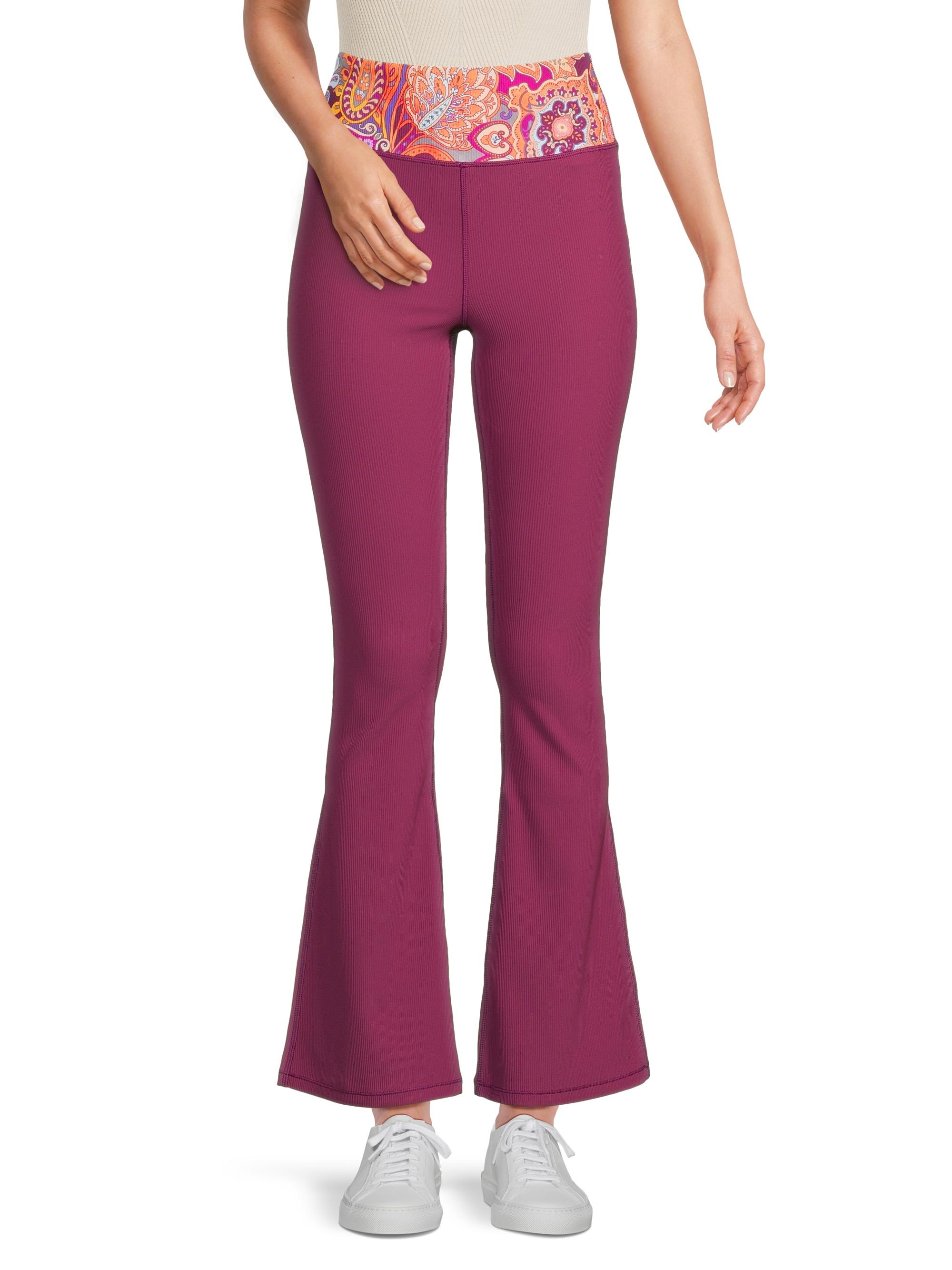 Click here for Johnny Was Womens Bee Active Ribbed Baby Bell Pant... prices