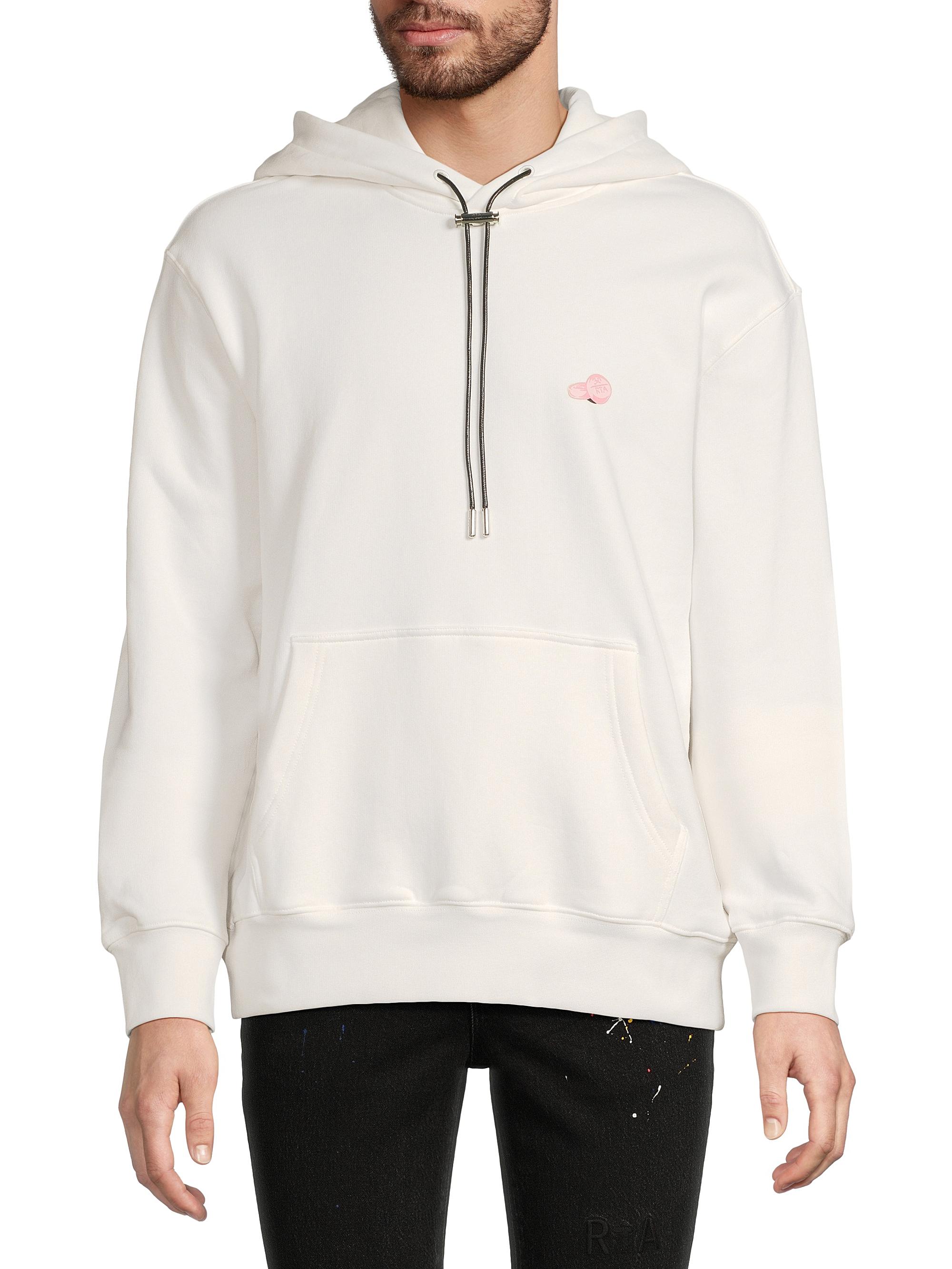 Click here for Rta Mens Cotton Hoodie - White - Size M prices