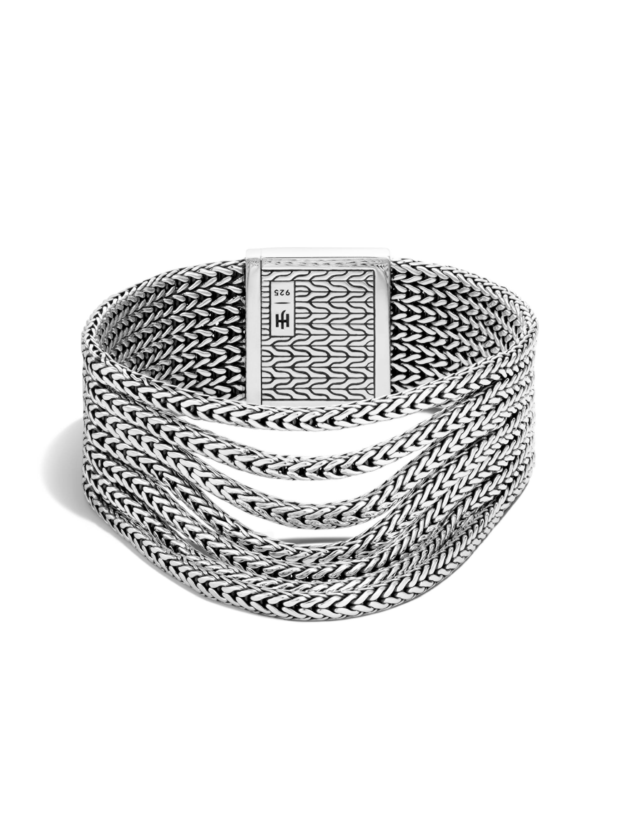 Click here for John Hardy Womens Icon Rata Sterling Silver Bracel... prices
