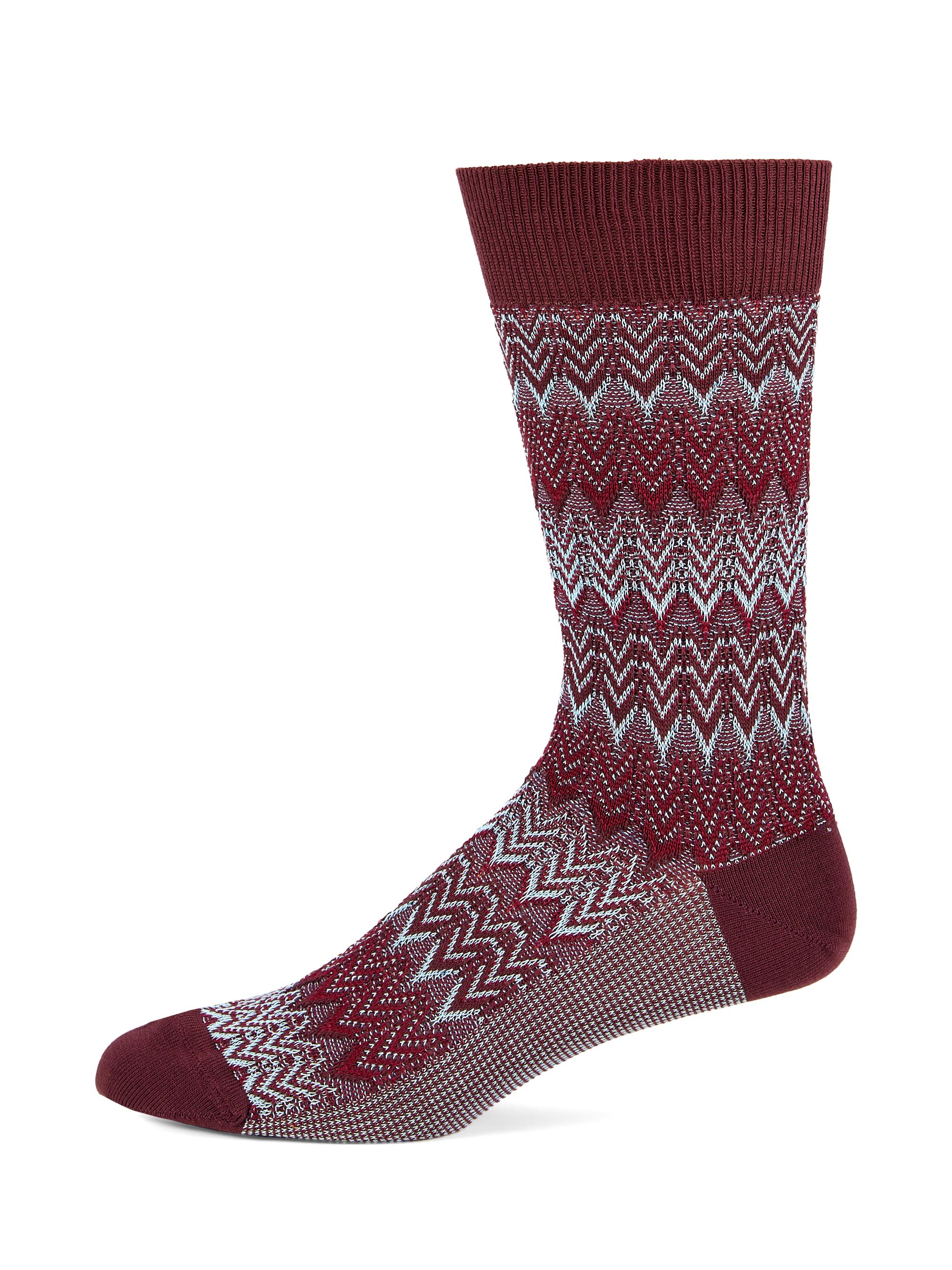 Click here for Missoni Mens Zigzag Cotton-Blend Crew Socks - Red... prices