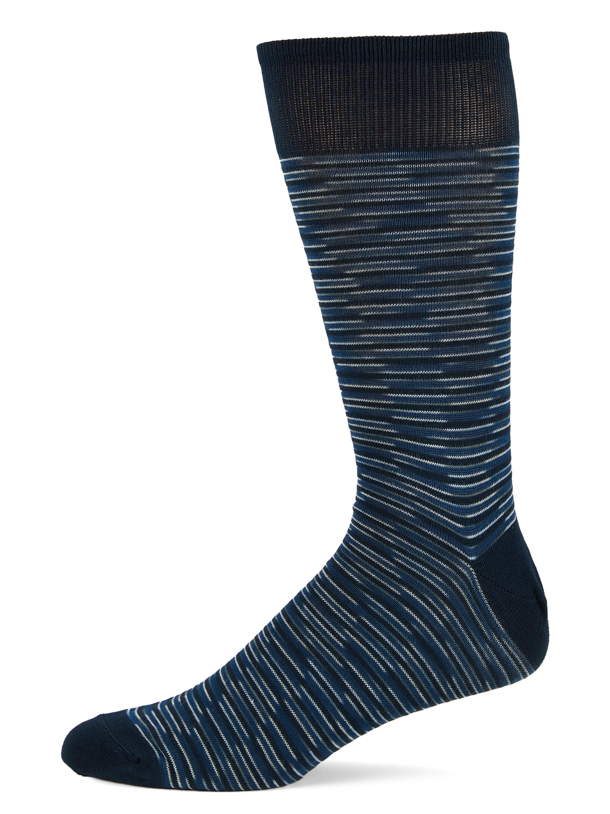 Click here for Missoni Mens Striped Cotton-Blend Crew Socks - Blu... prices