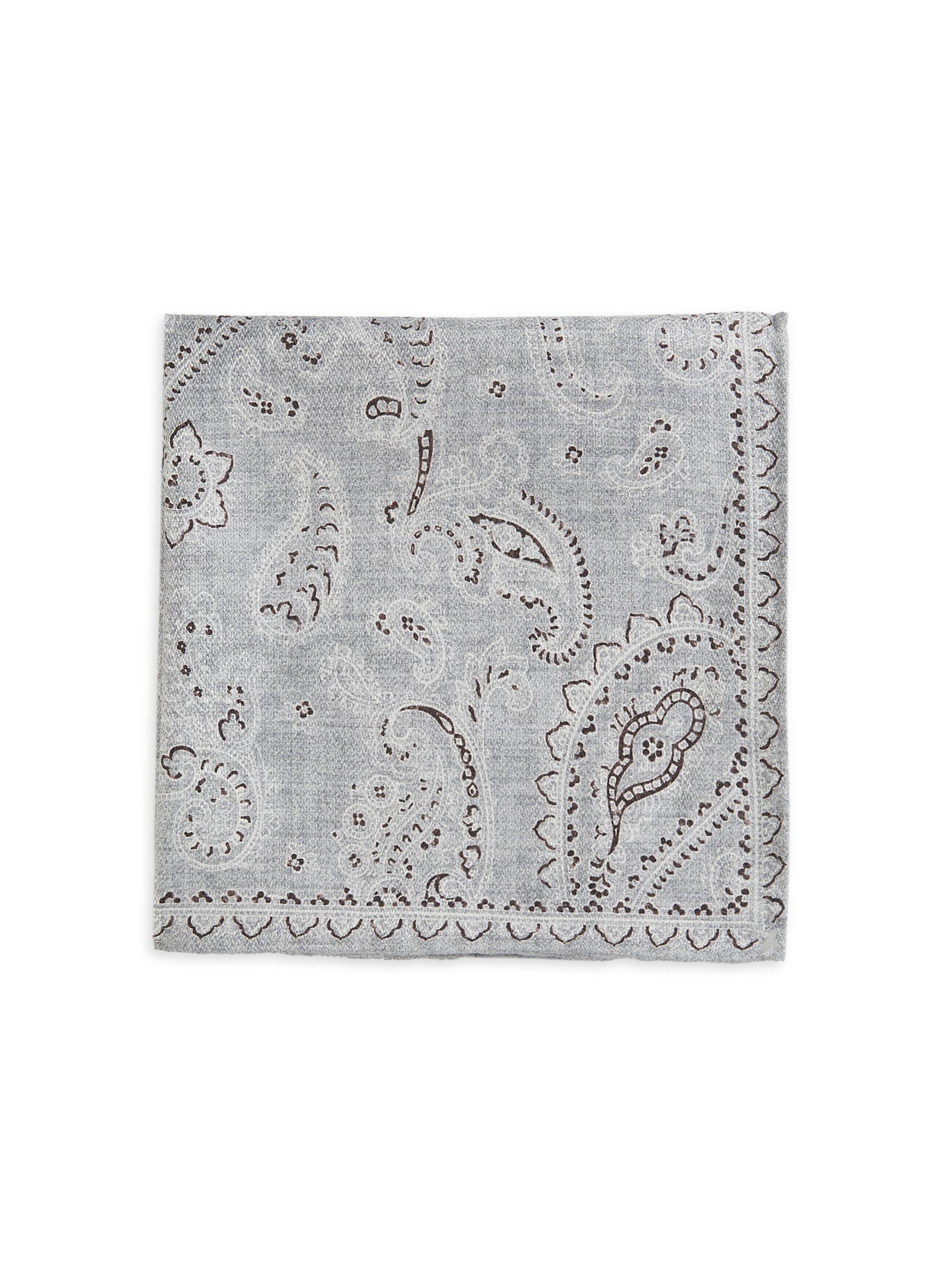 Click here for Brunello Cucinelli Mens Printed Silk Pocket Square... prices