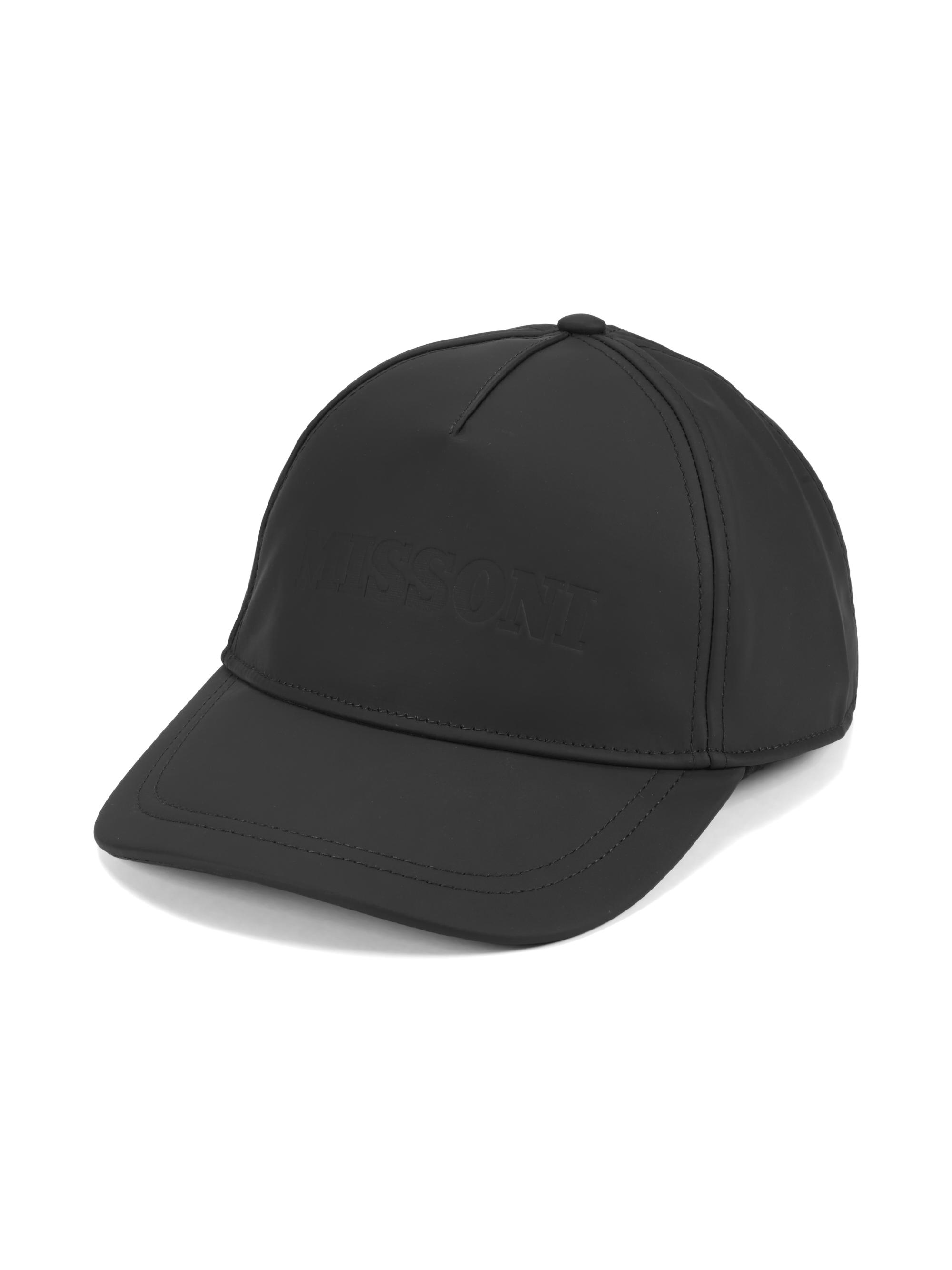 Click here for Missoni Mens Embossed Logo Baseball Cap - Black prices