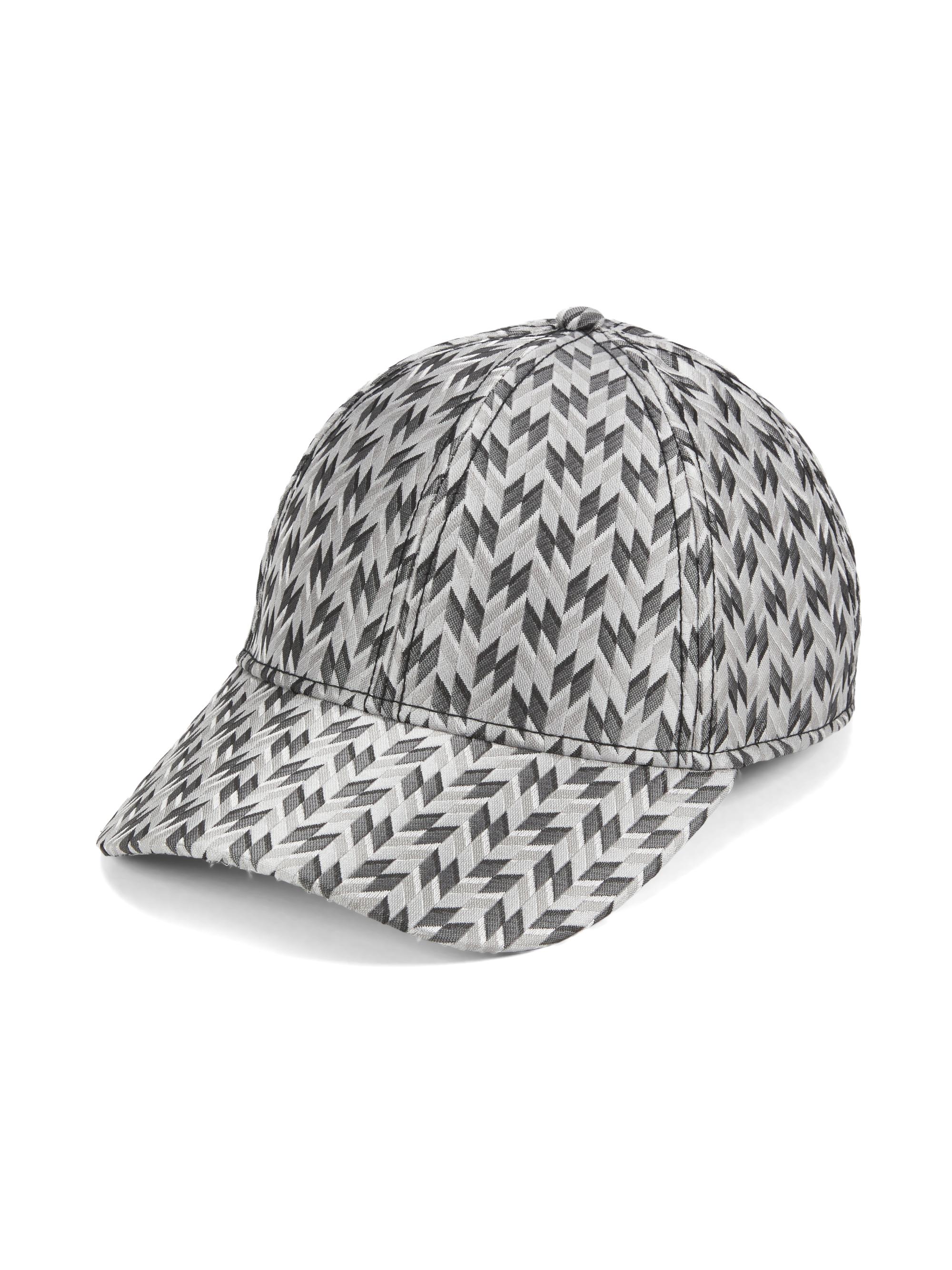 Click here for Missoni Mens Geometric Print Baseball Cap - Grey prices