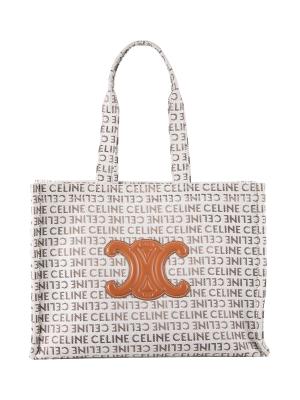 CELINE Large Logo Lettering Tote Bag on SALE | Saks OFF 5TH