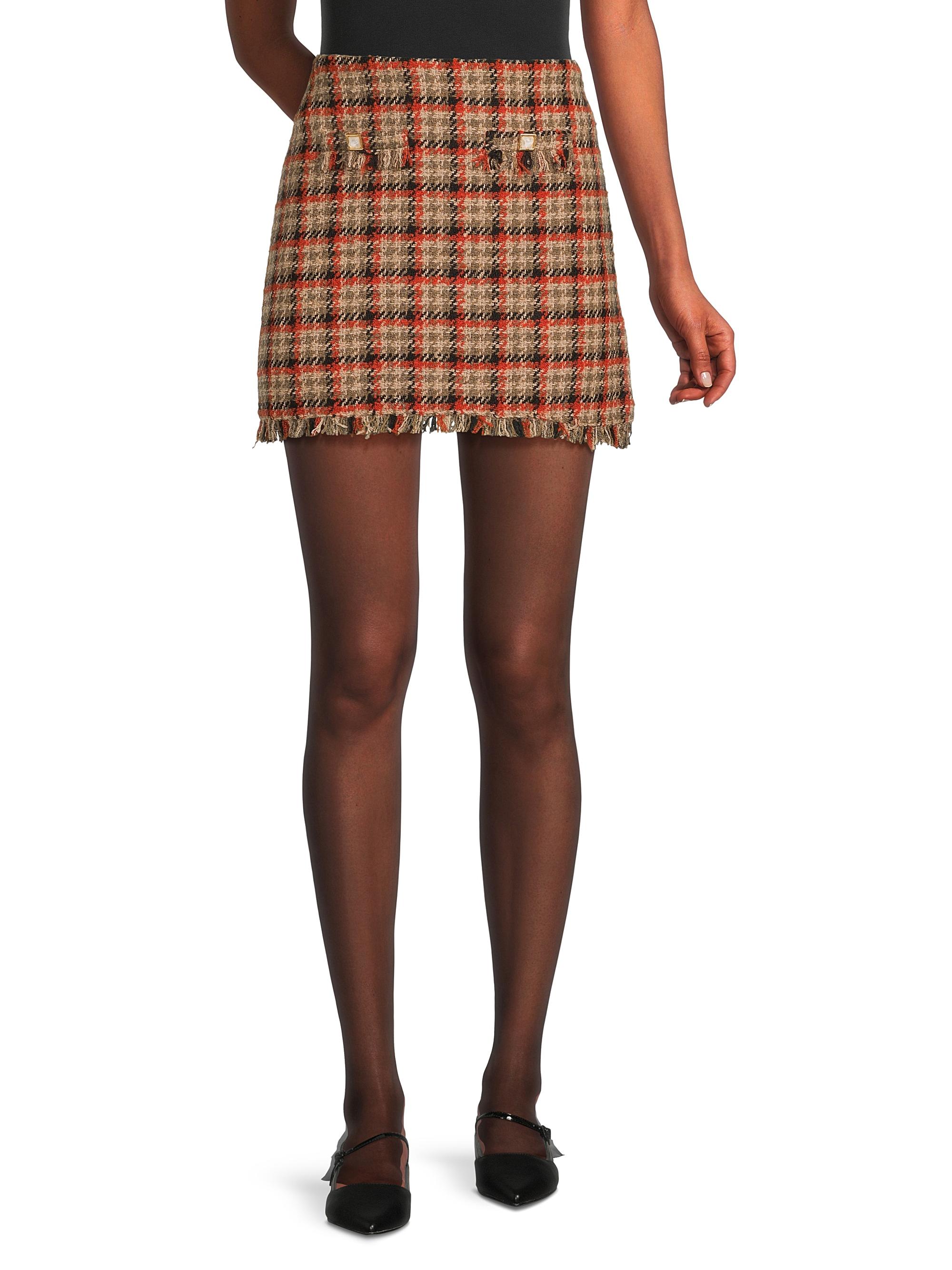 Click here for Walter Baker Womens Reba Fringe Hem Miniskirt - We... prices