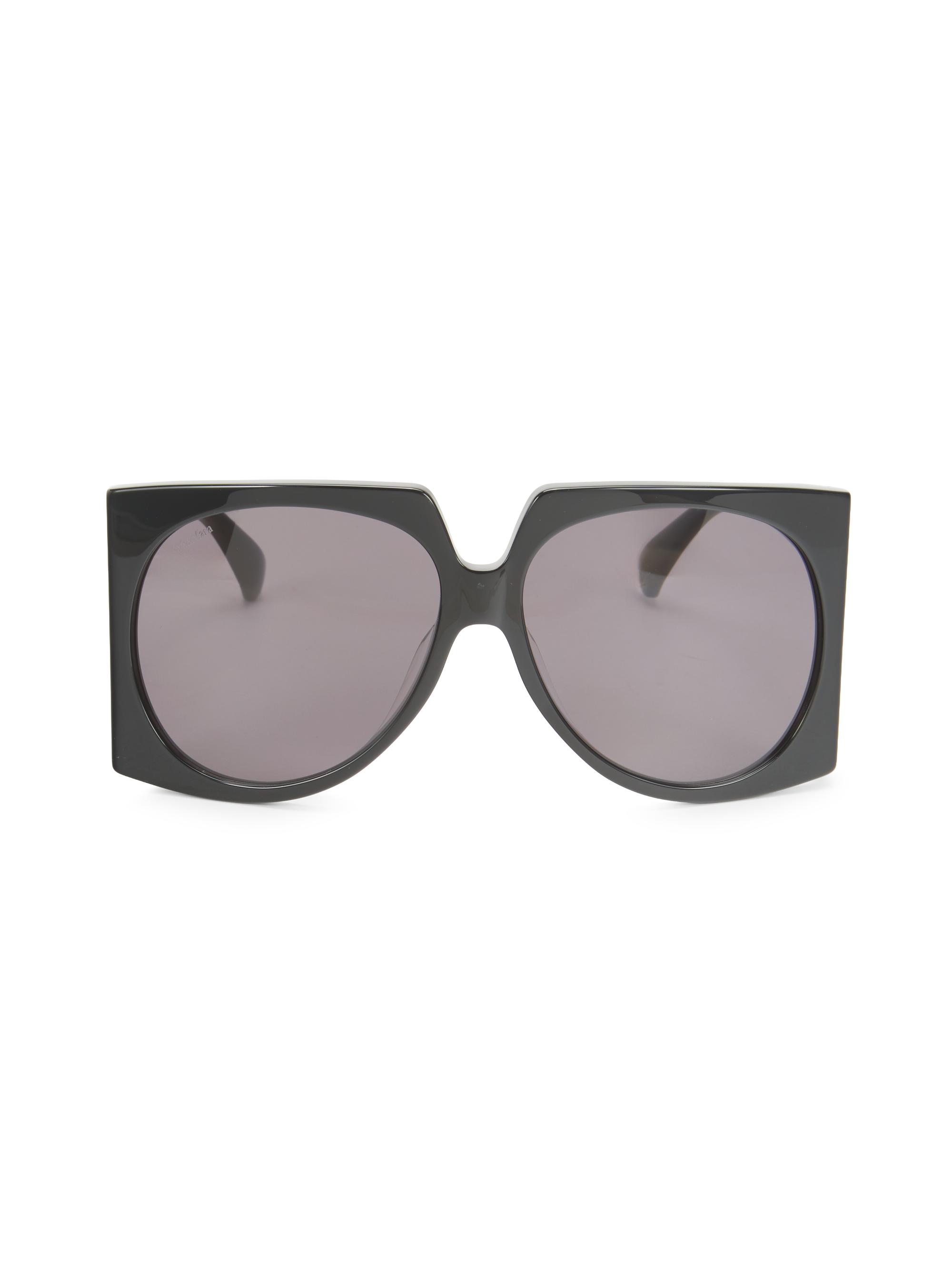 Click here for Max Mara Womens 61MM Oval Sunglasses - Black Smoke prices