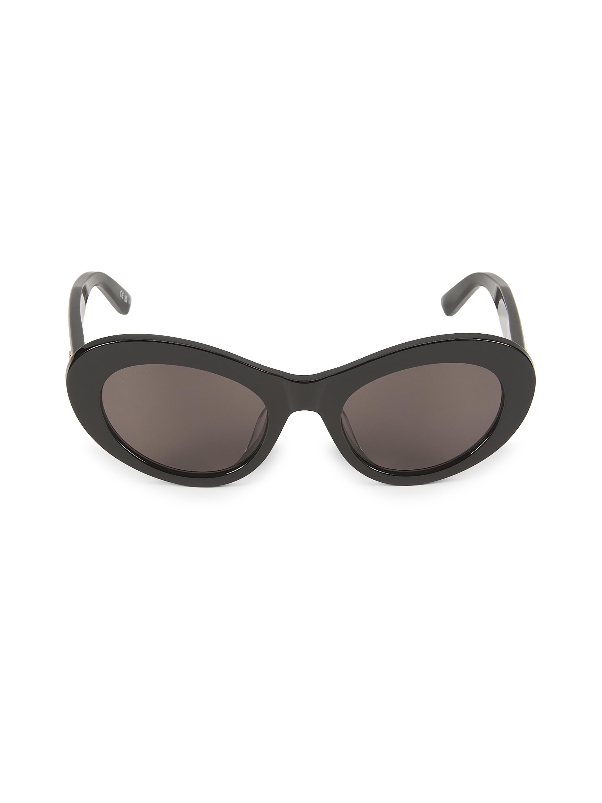 Click here for Balenciaga Womens 55MM Oval Sunglasses - Black prices