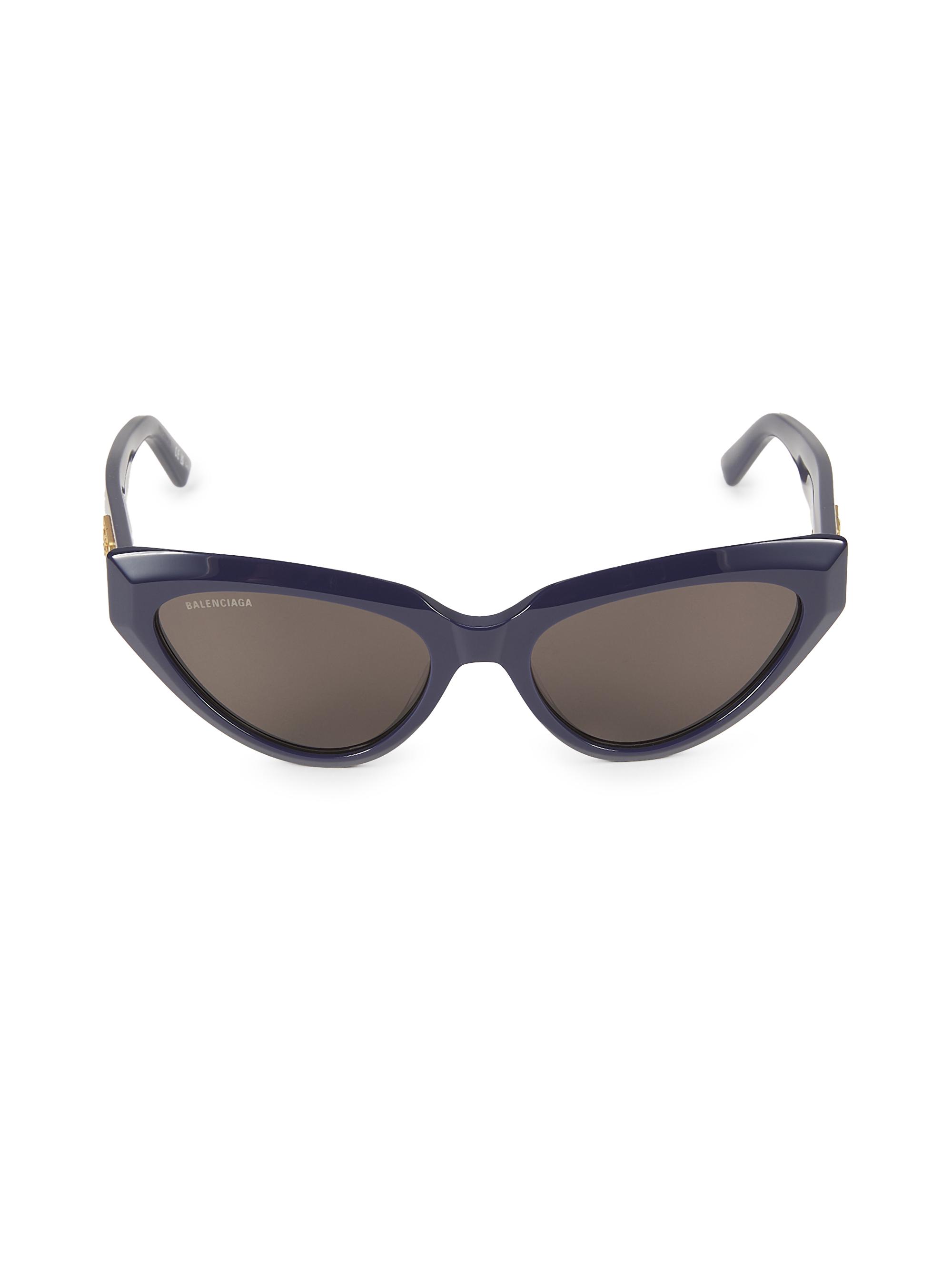 Click here for Balenciaga Womens 56MM Cat-Eye Sunglasses - Blue prices