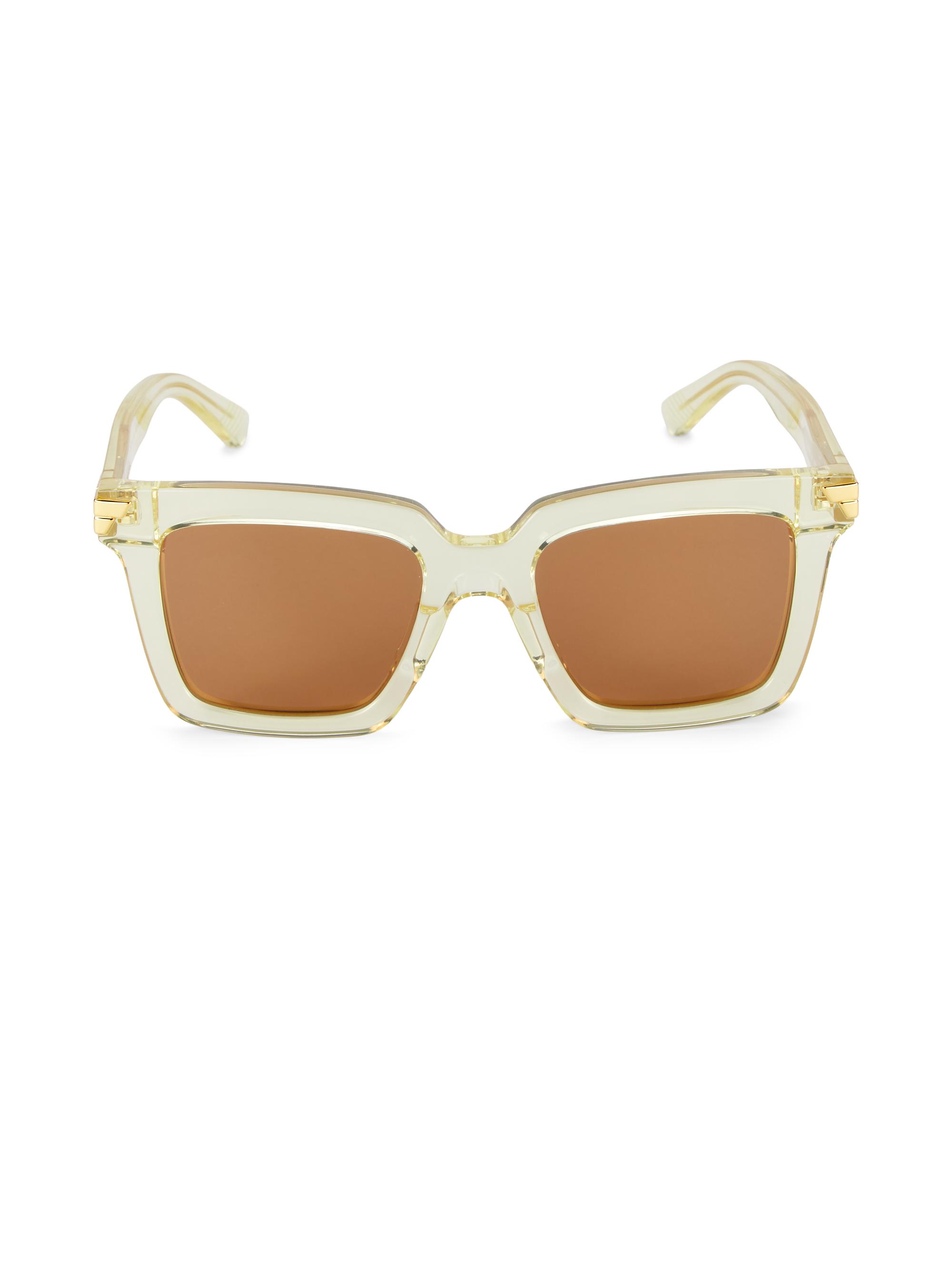 Click here for Bottega Veneta Womens 53MM Square Sunglasses - Bei... prices