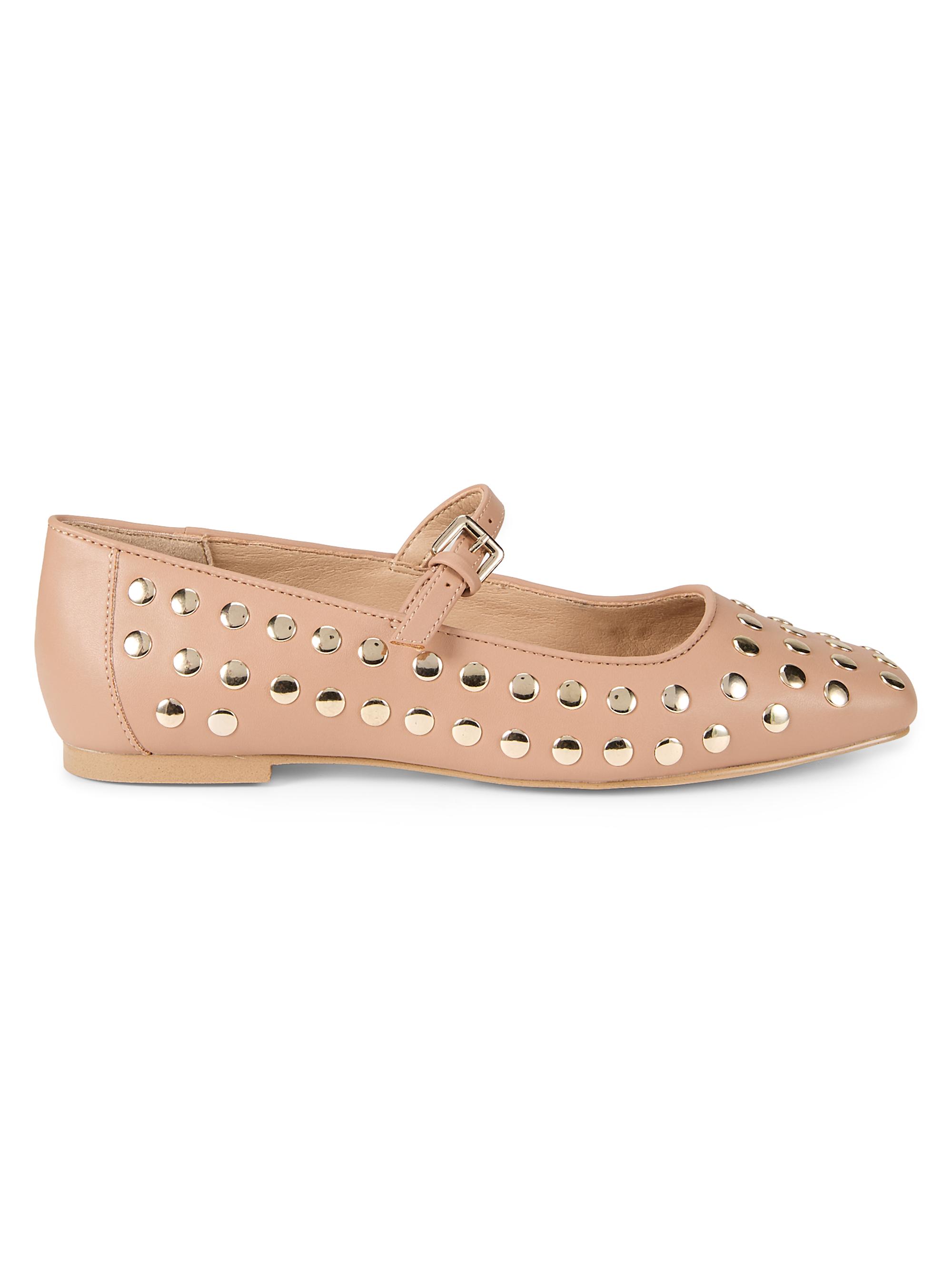 Click here for Saks Fifth Avenue Womens Studded Mary Jane Flats -... prices