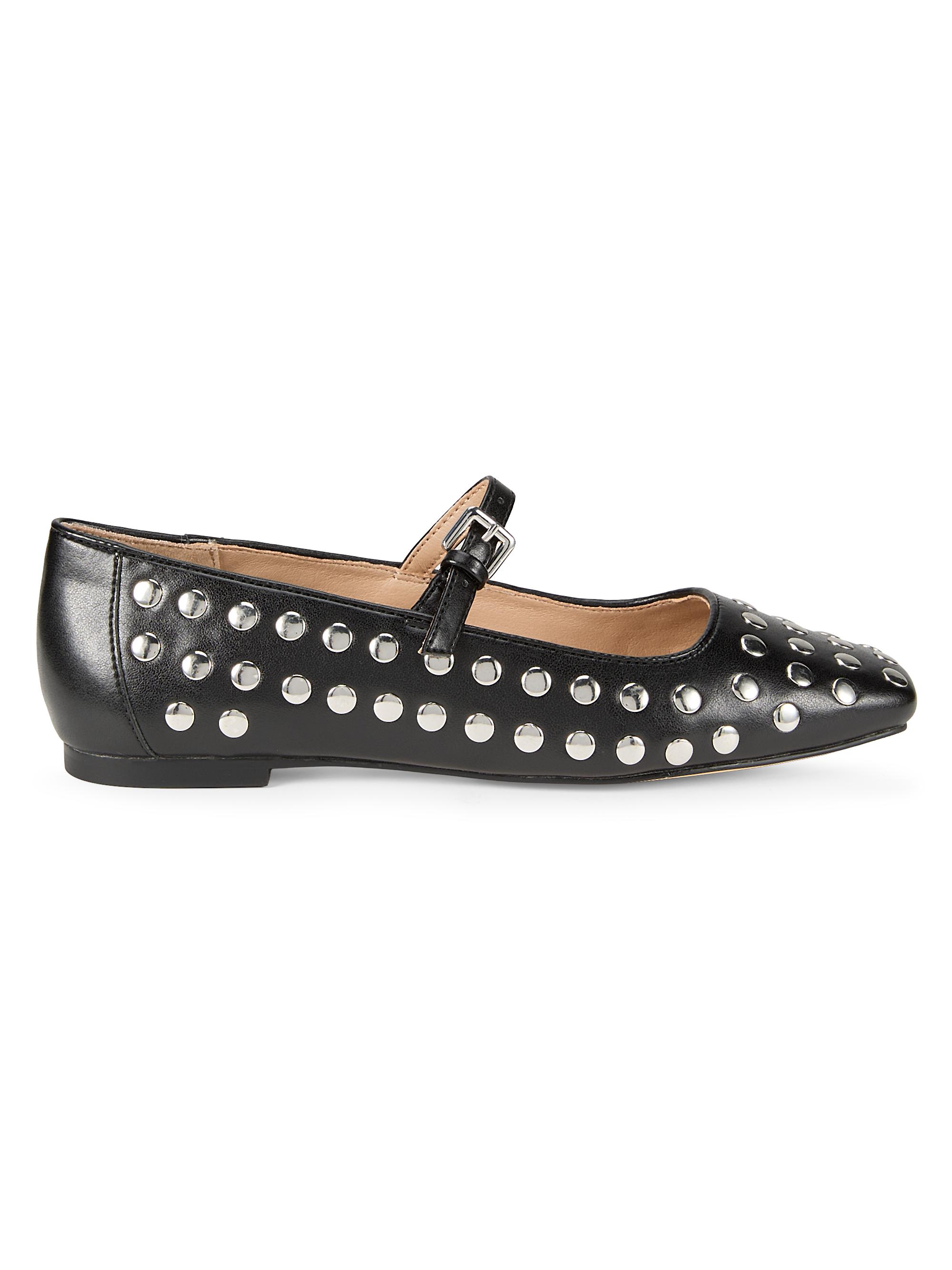 Click here for Saks Fifth Avenue Womens Studded Mary Jane Flats -... prices
