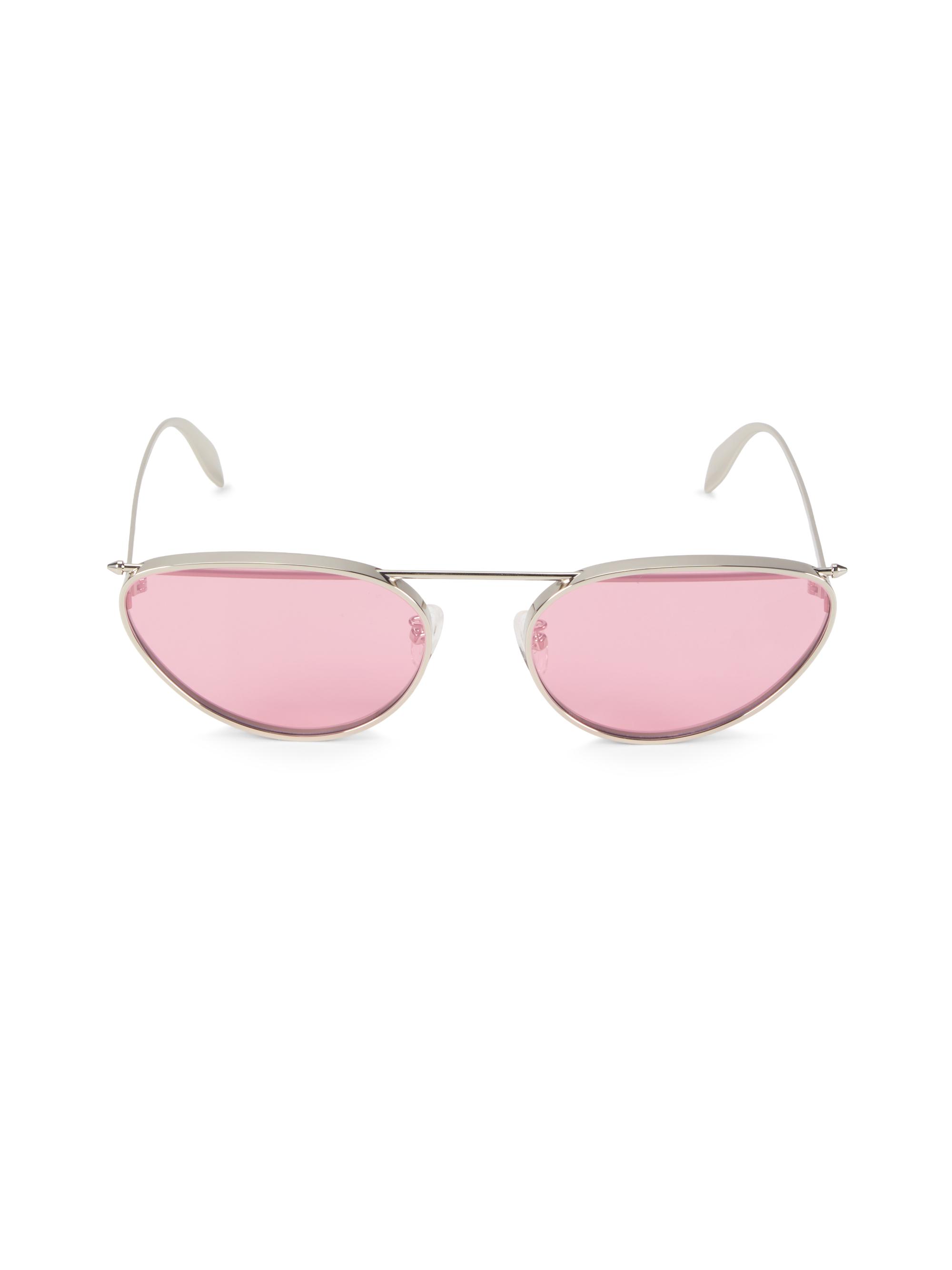 Click here for Mcqueen Womens 62MM Solid Metal Aviator Sunglasses... prices