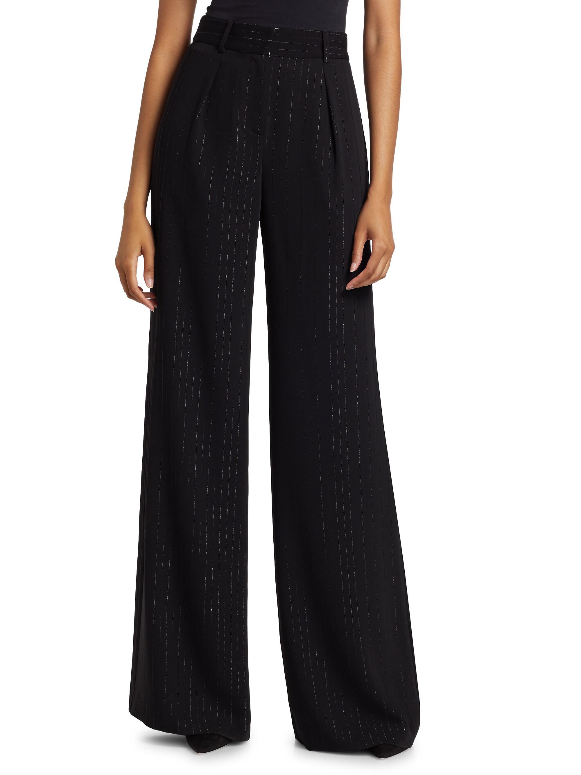Click here for Ramy Brook Womens Gaius Straight Pants - Black Cit... prices