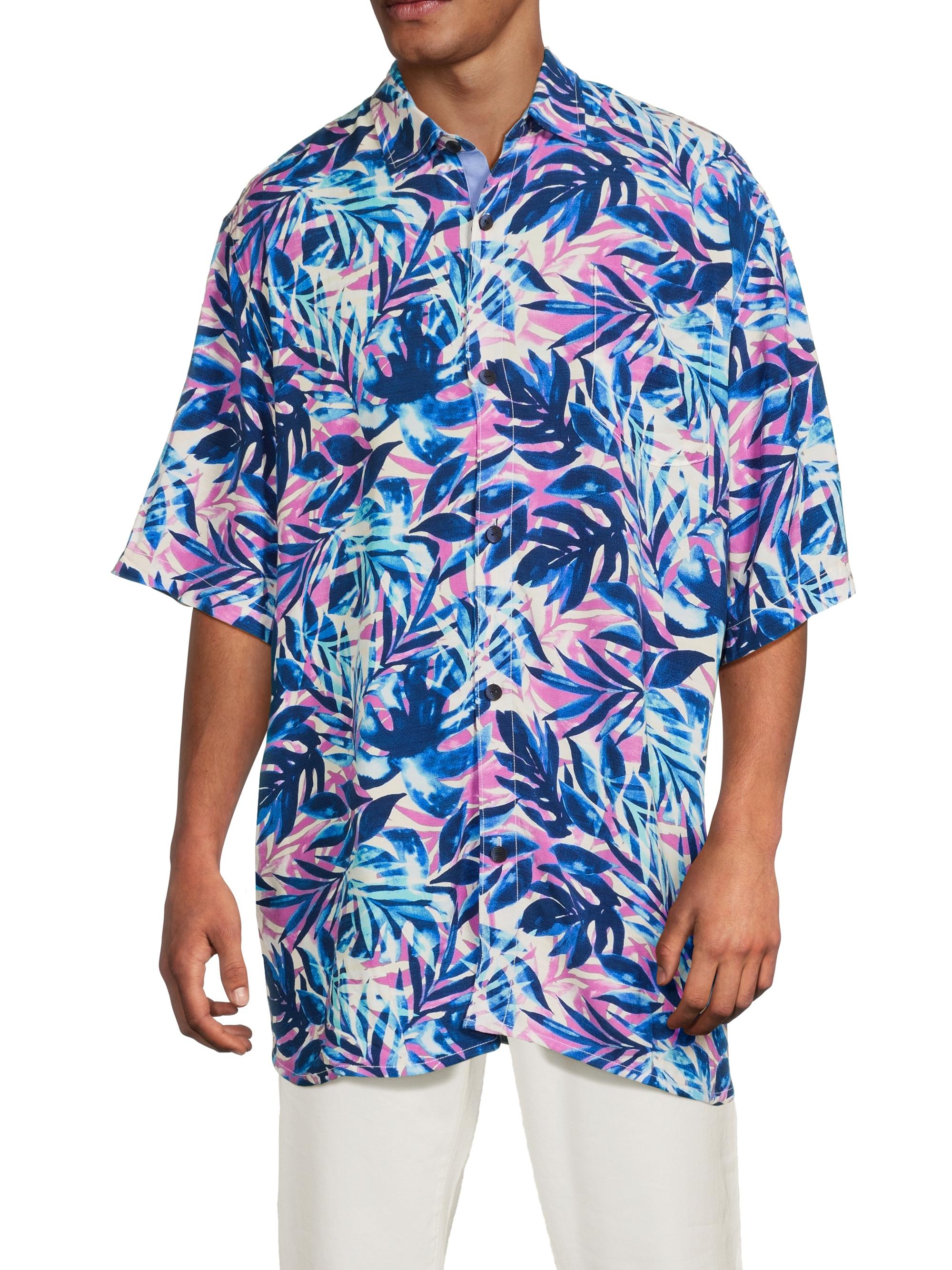 Click here for Tommy Bahama Mens Veracruz Cay Printed Shirt - Pal... prices