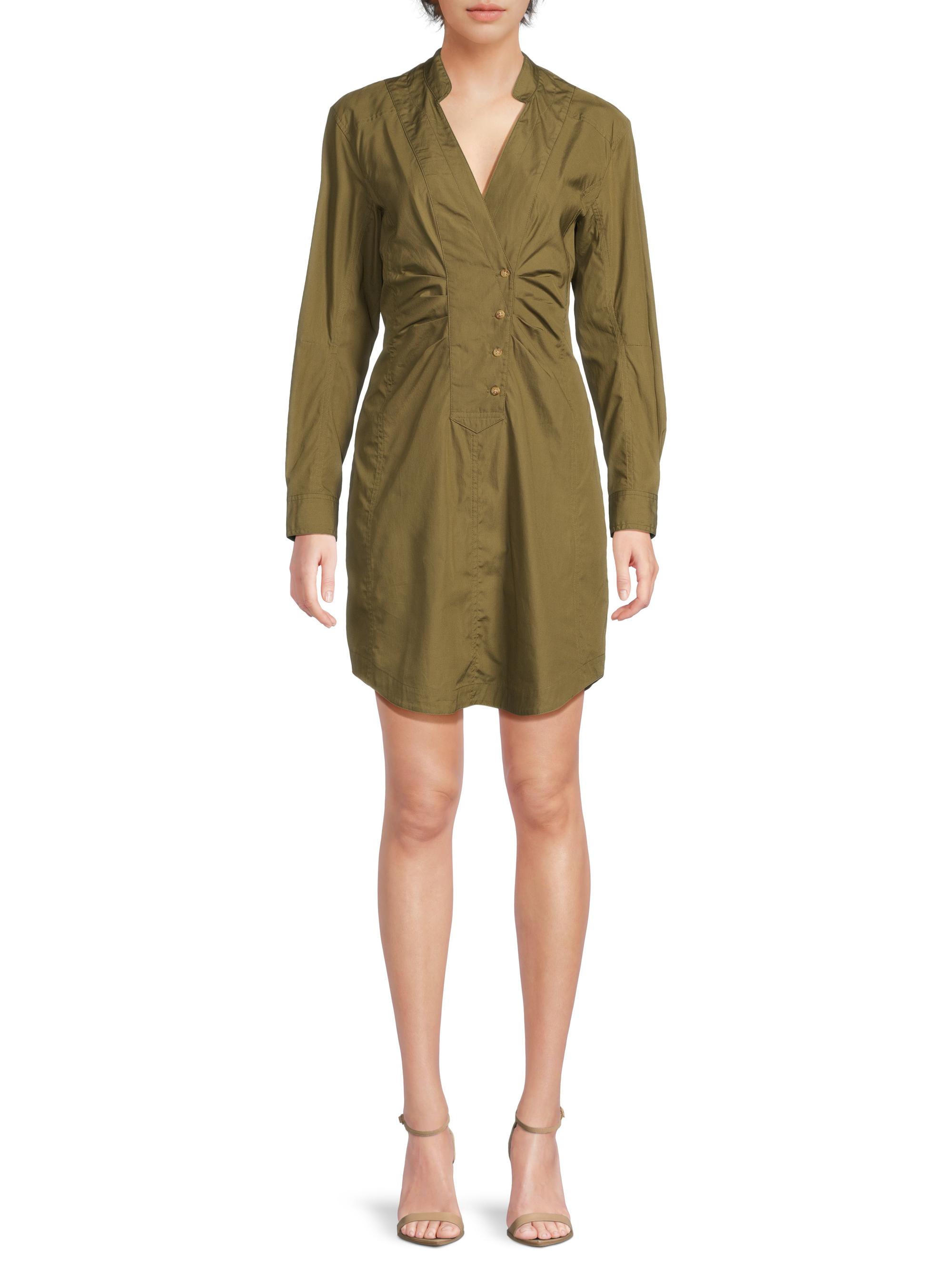 Click here for Derek Lam 10 Crosby Womens Beverly Button-Front Sh... prices