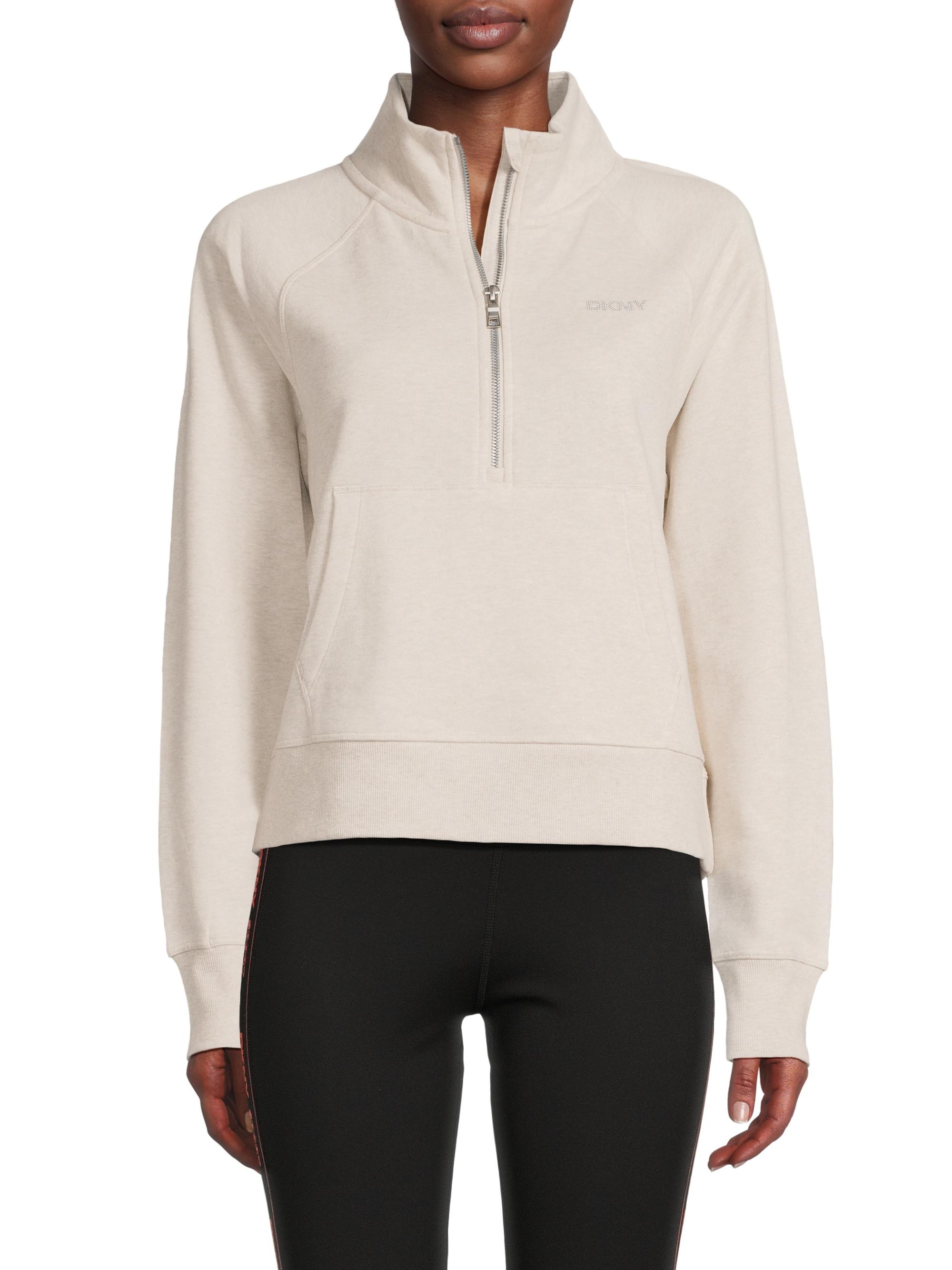 Click here for Dkny Sport Womens Studded-Logo Half-Zip Sweatshirt... prices