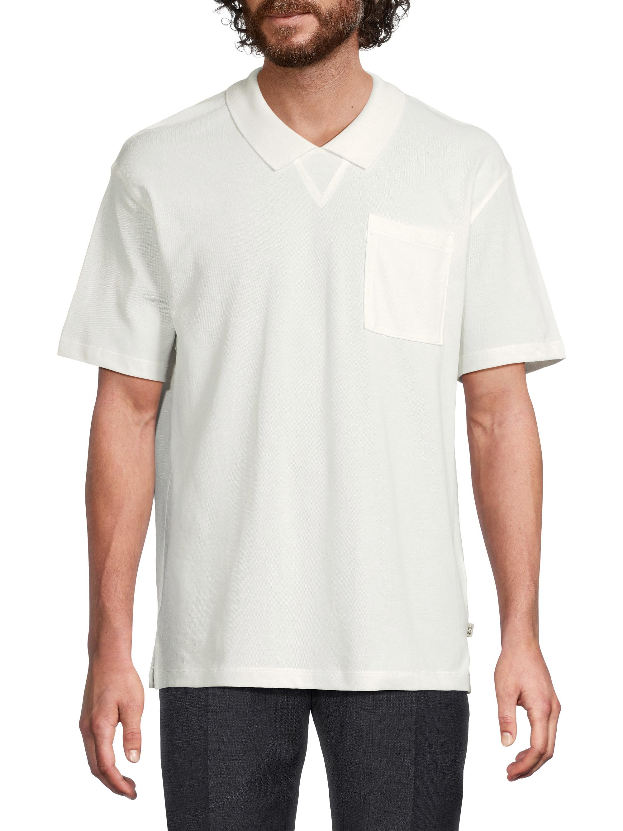 Click here for Scotch & Soda Mens Chest Pocket Garment-Dye Cotton... prices