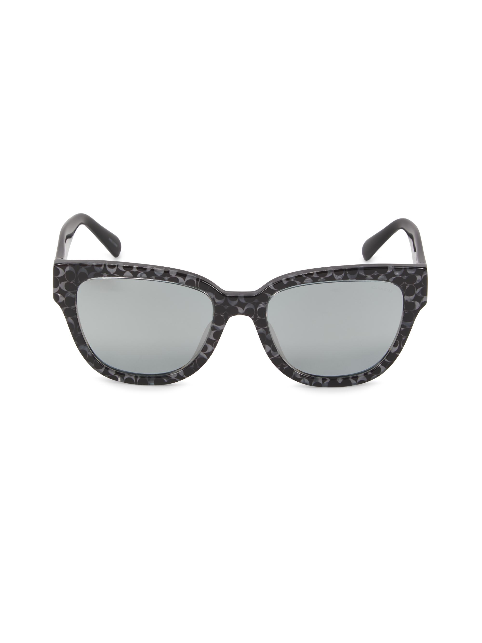Click here for Coach Womens 54MM Oval Sunglasses - Silver prices