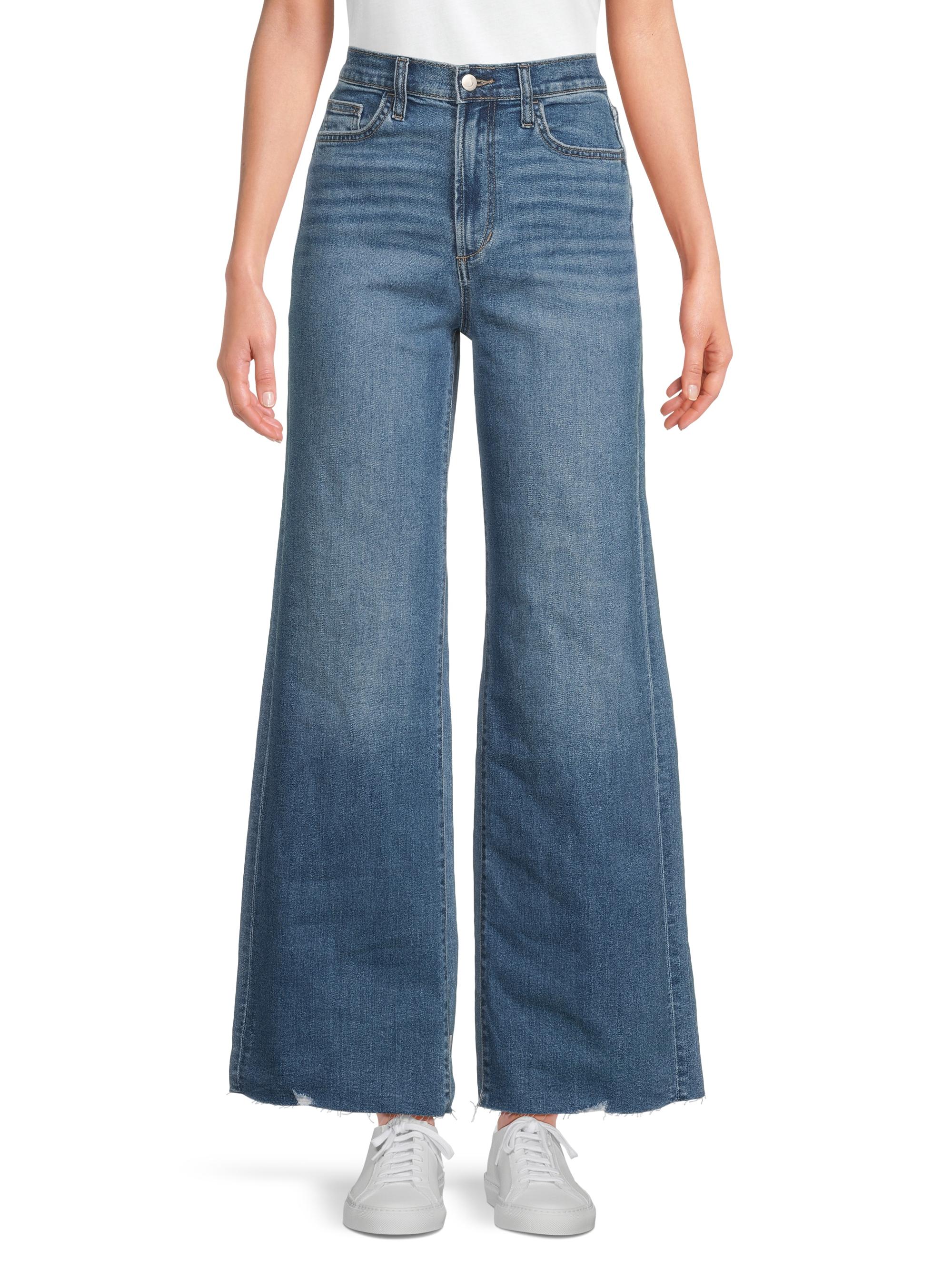 Click here for Joes Jeans Womens Whiskered Cotton-Blend Wide-Leg... prices