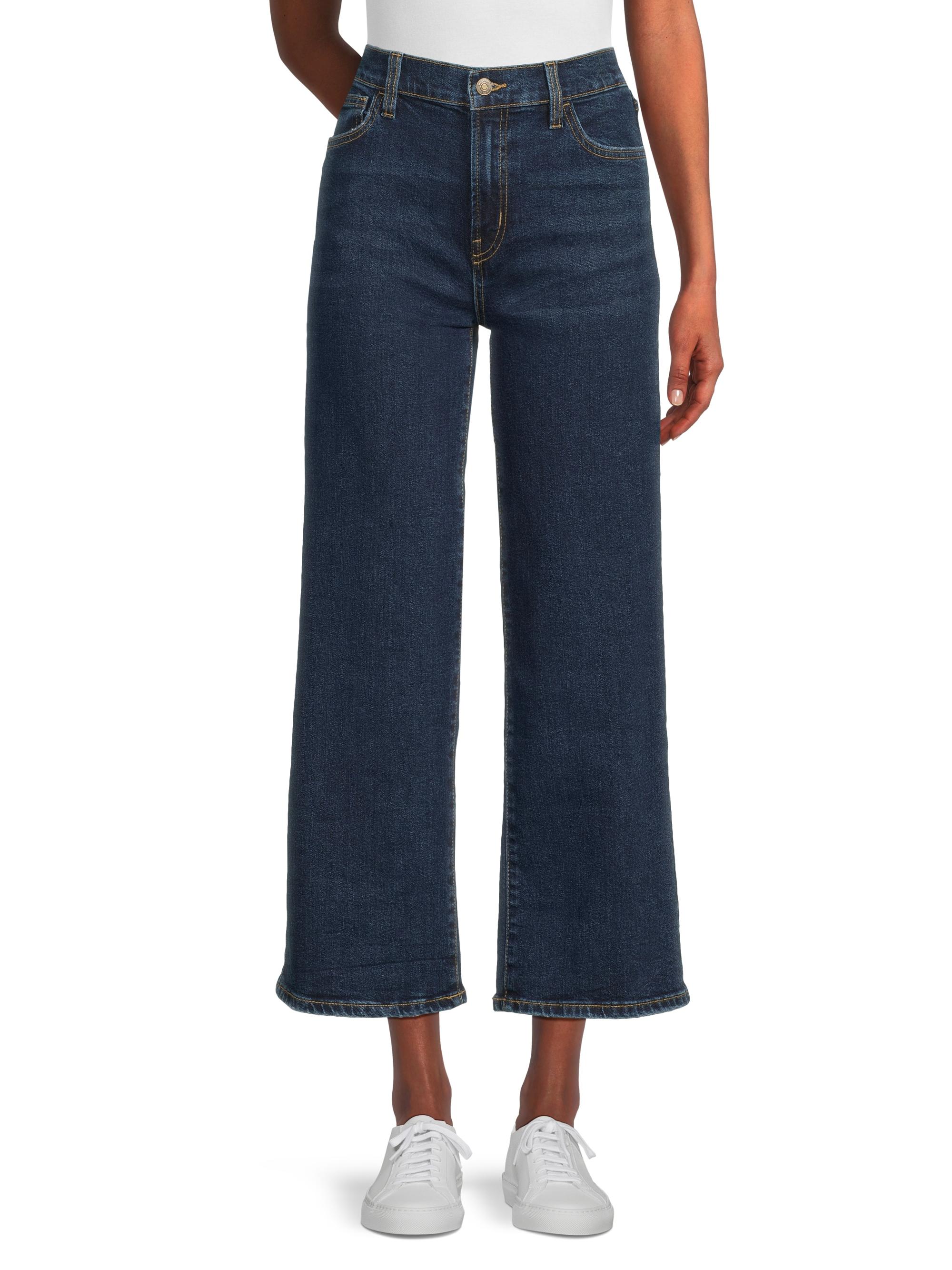 Click here for Hudson Jeans Womens Rosalie High-Rise Wide-Leg Cro... prices