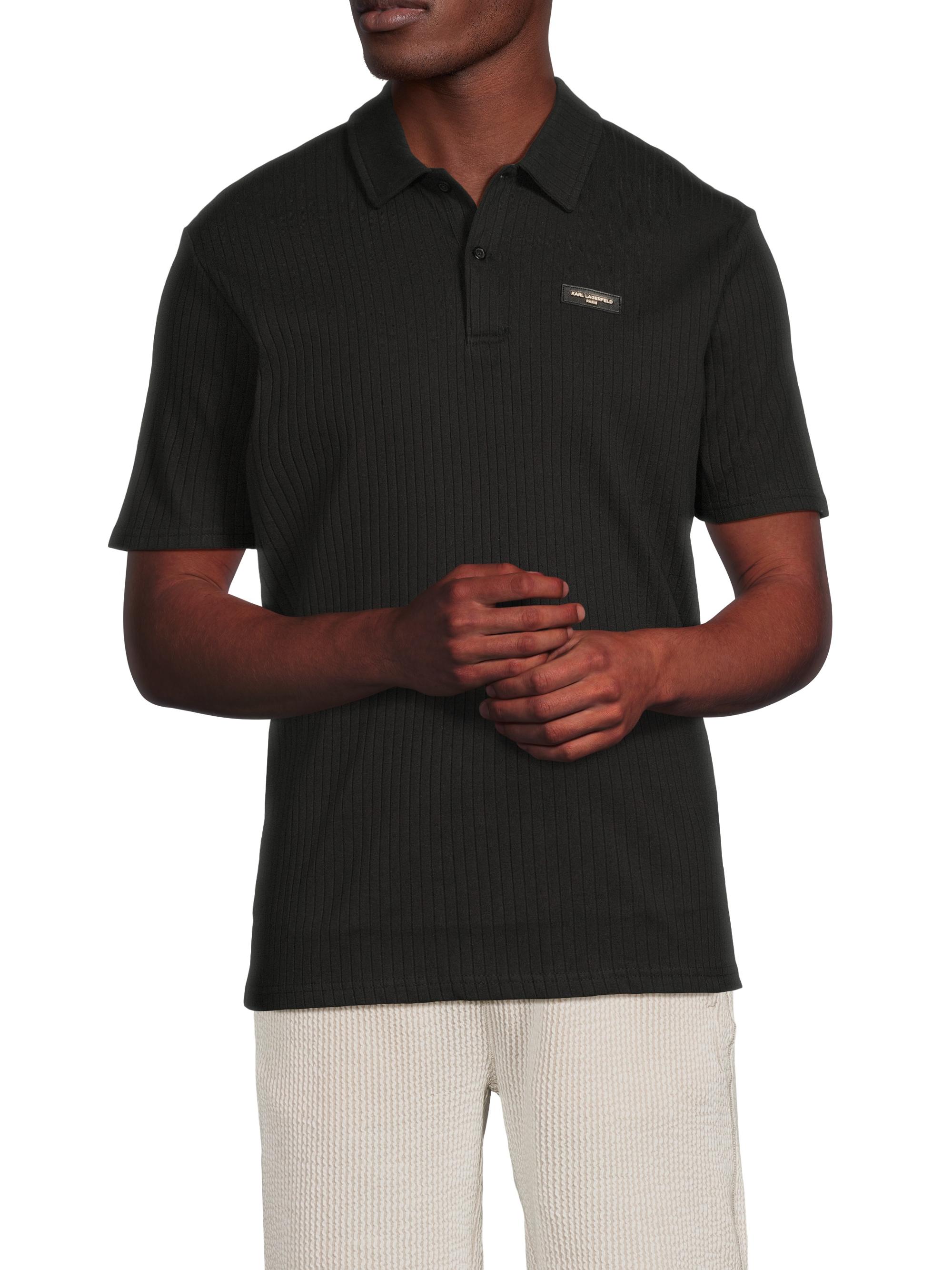 Click here for Karl Lagerfeld Paris Mens Logo Cotton-Blend Polo S... prices