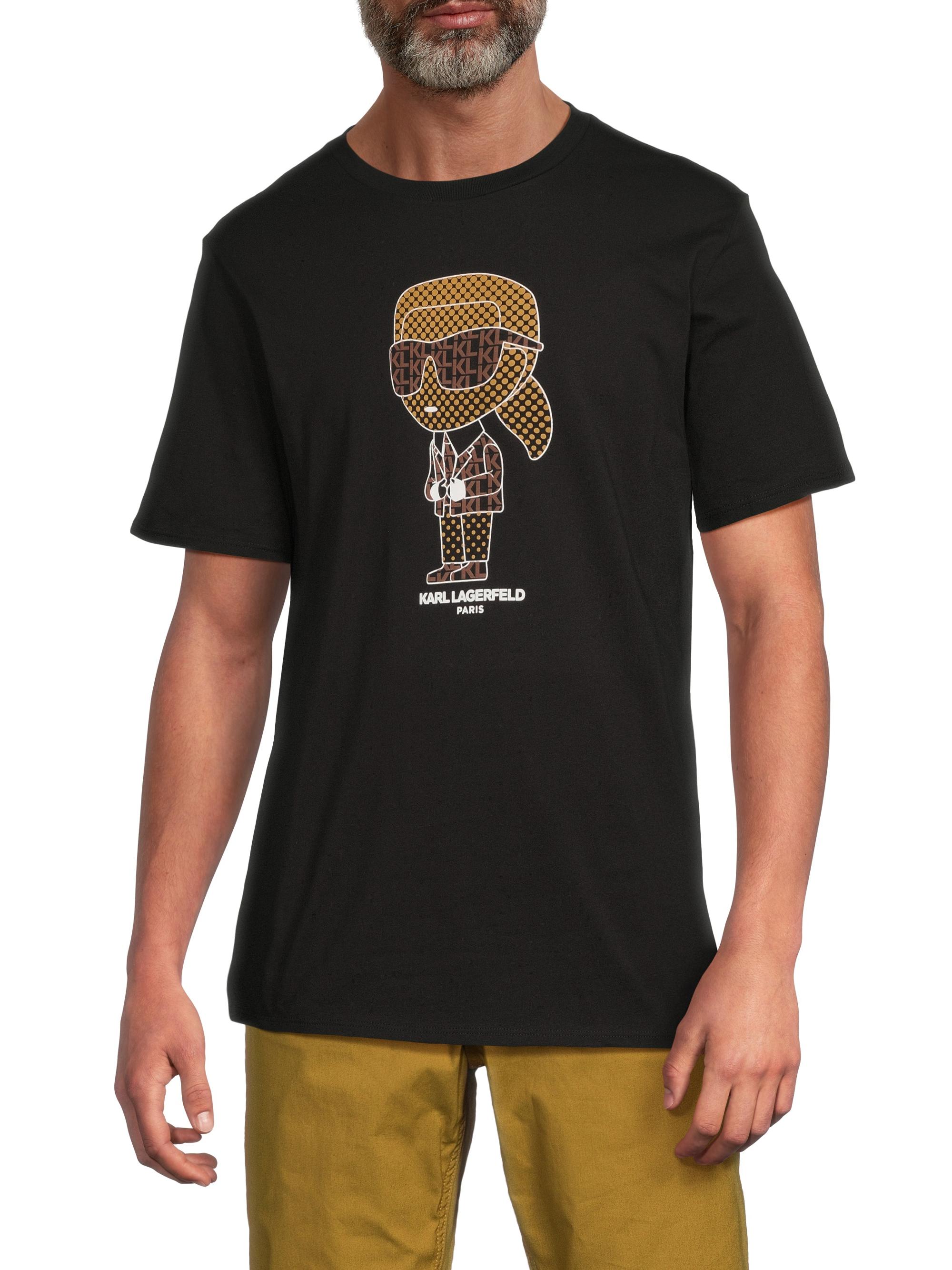 Click here for Karl Lagerfeld Paris Mens Logo Graphic Cotton T-Sh... prices