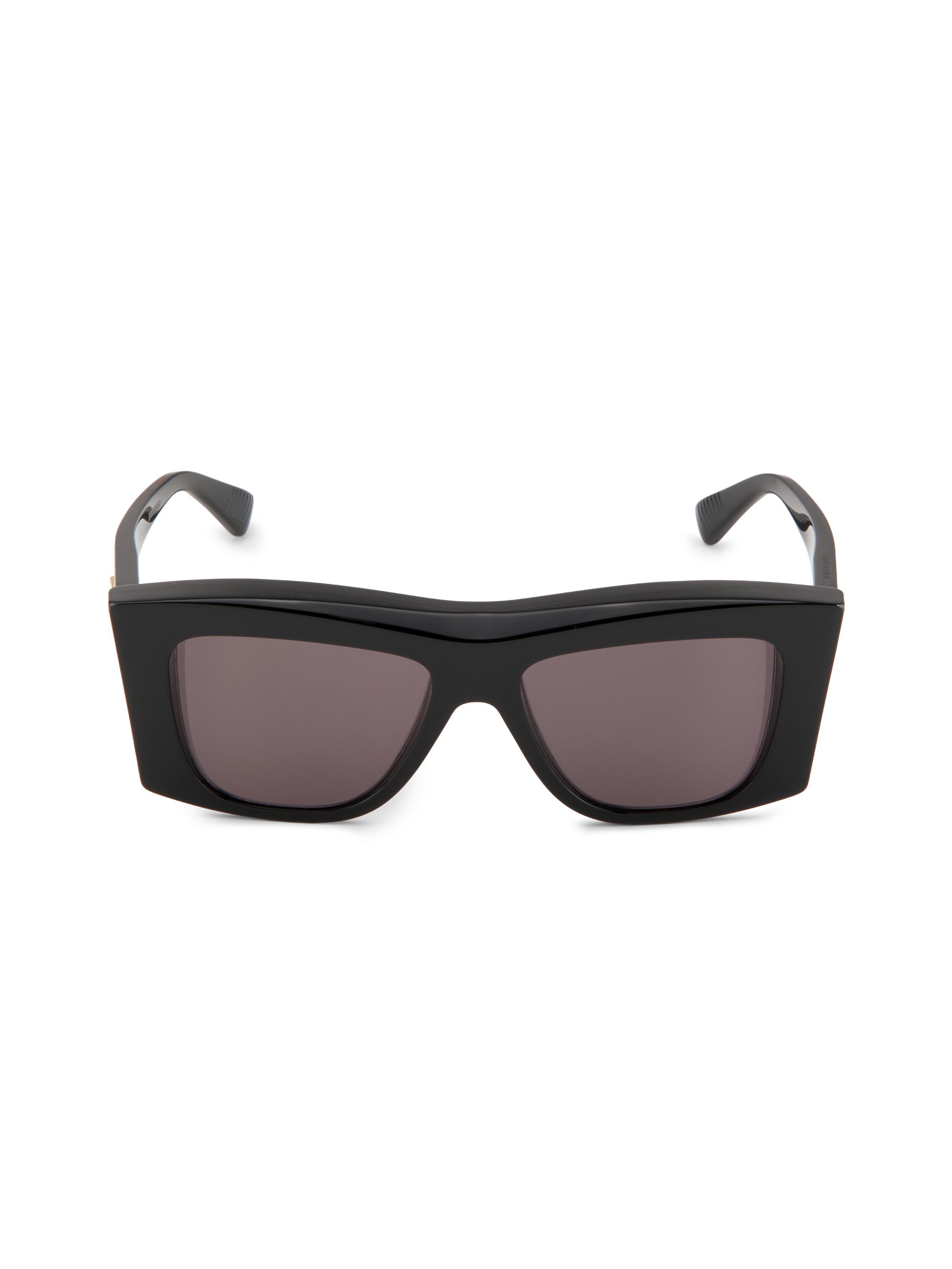 Click here for Bottega Veneta Womens 54MM Square Sunglasses - Bla... prices