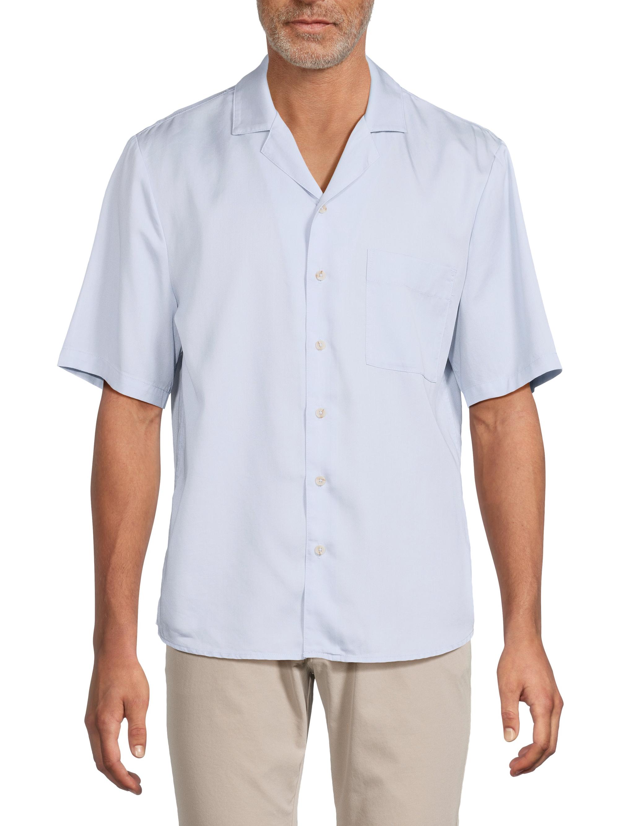 Click here for Onia Mens Patch Pocket Camp Shirt - Soft Sky Blue... prices