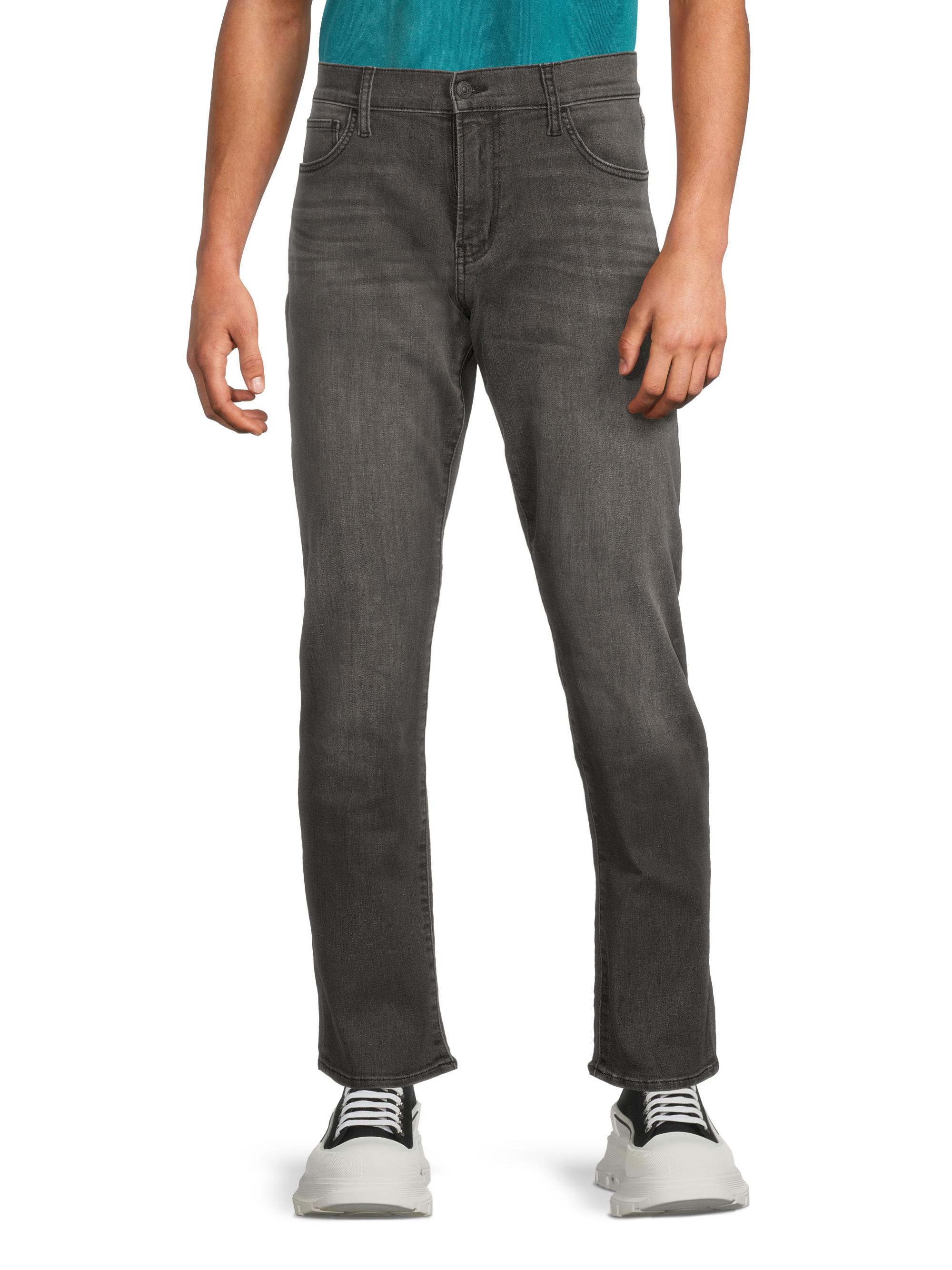 Click here for Hudson Jeans Mens Blake Slim Straight Jeans - Grey... prices