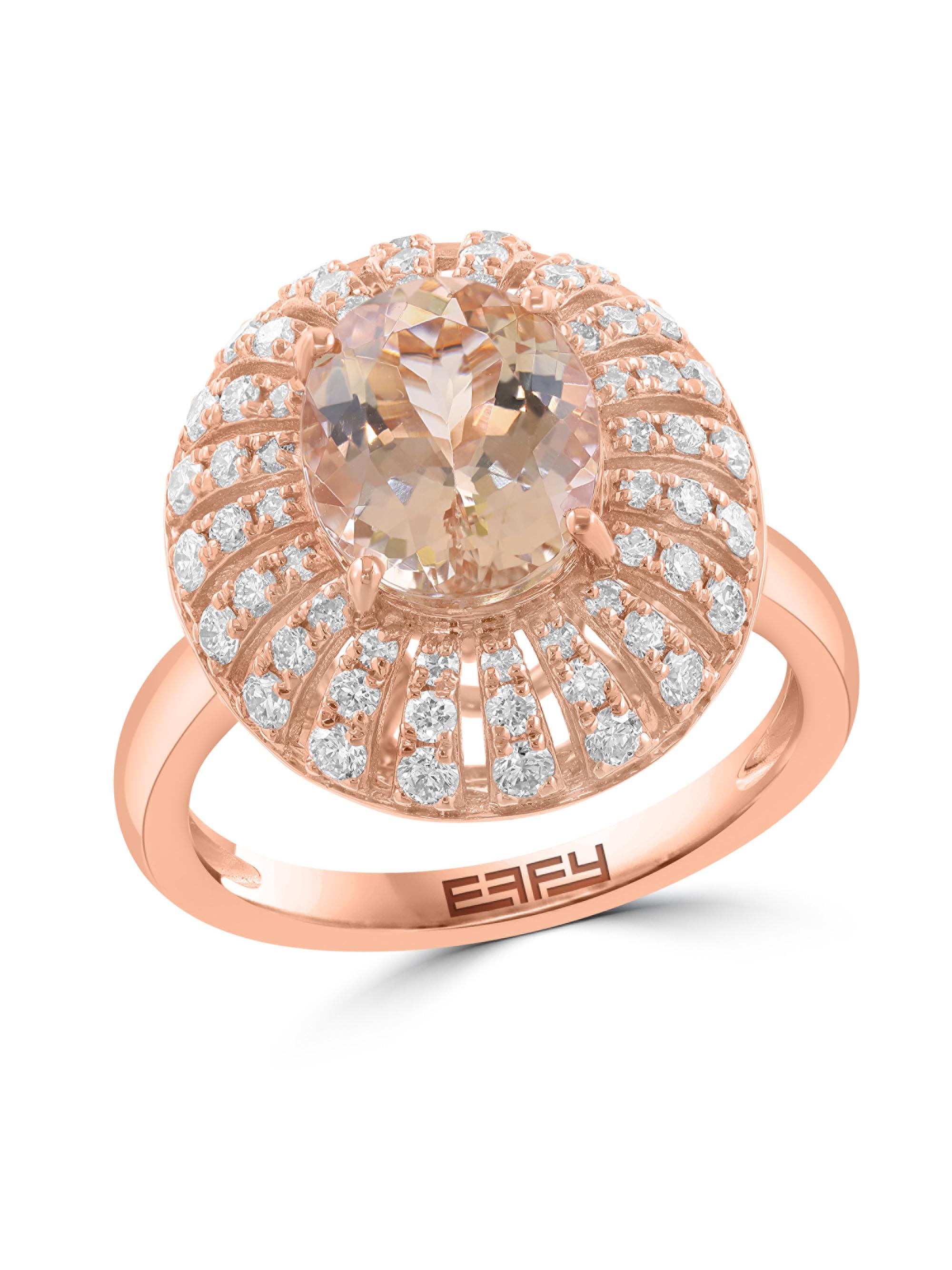 Click here for Effy Womens 14K Rose Gold  2.3 TCW Morganite & 0.6... prices