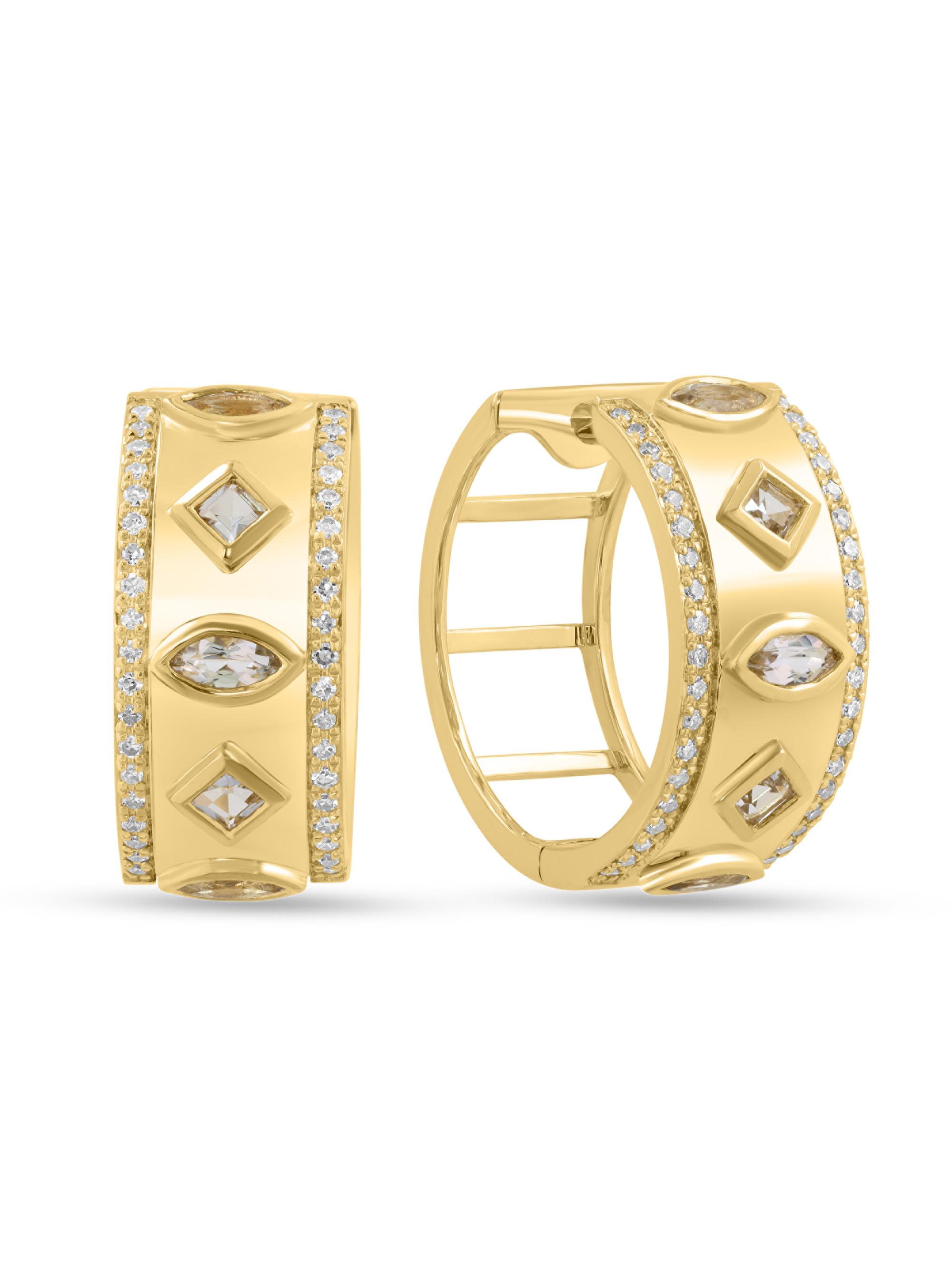 Click here for Effy Womens 14K Yellow Gold  0.85 TCW White Topaz... prices