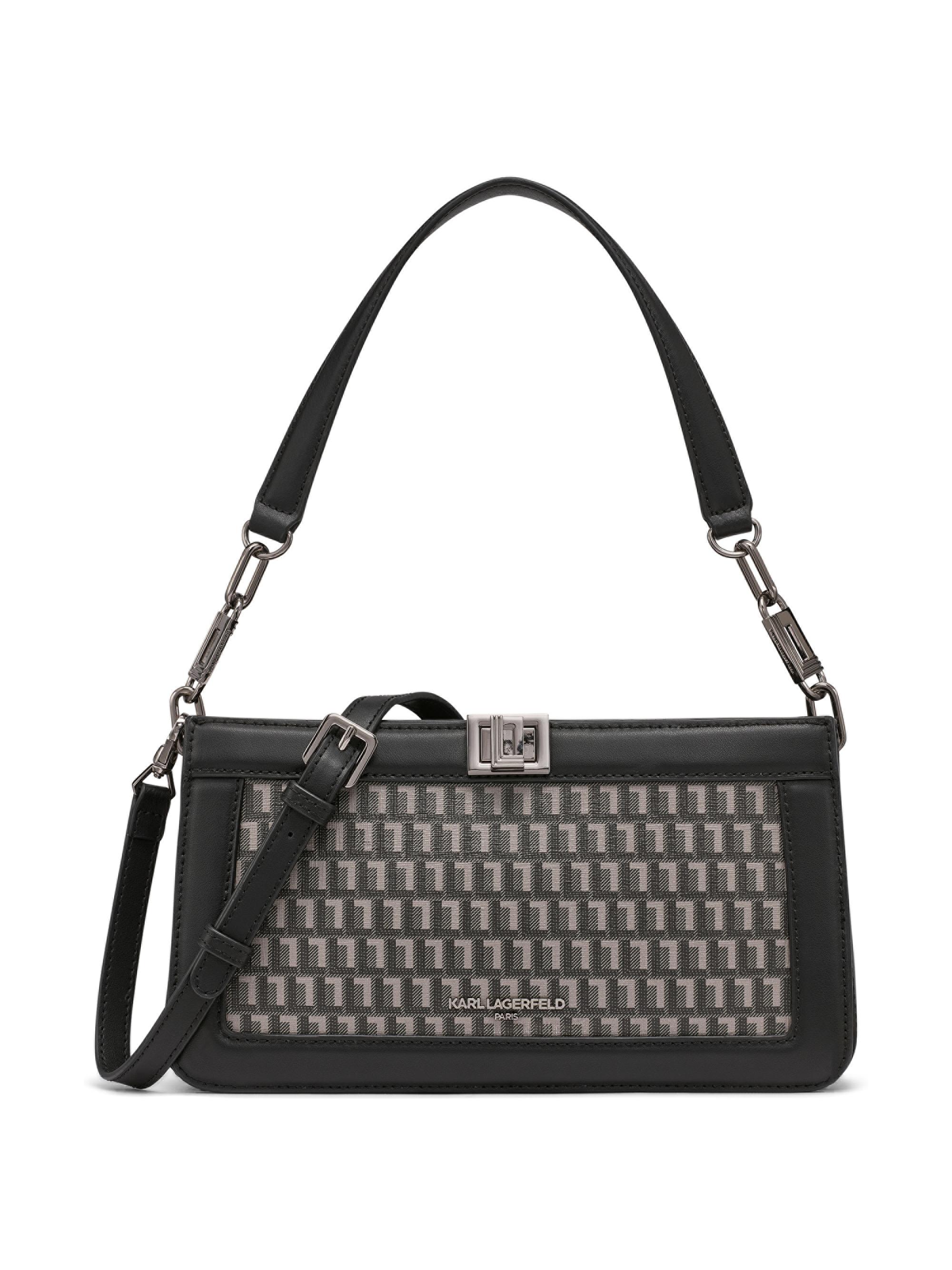 Click here for Karl Lagerfeld Paris Womens Ivette Leather Shoulde... prices