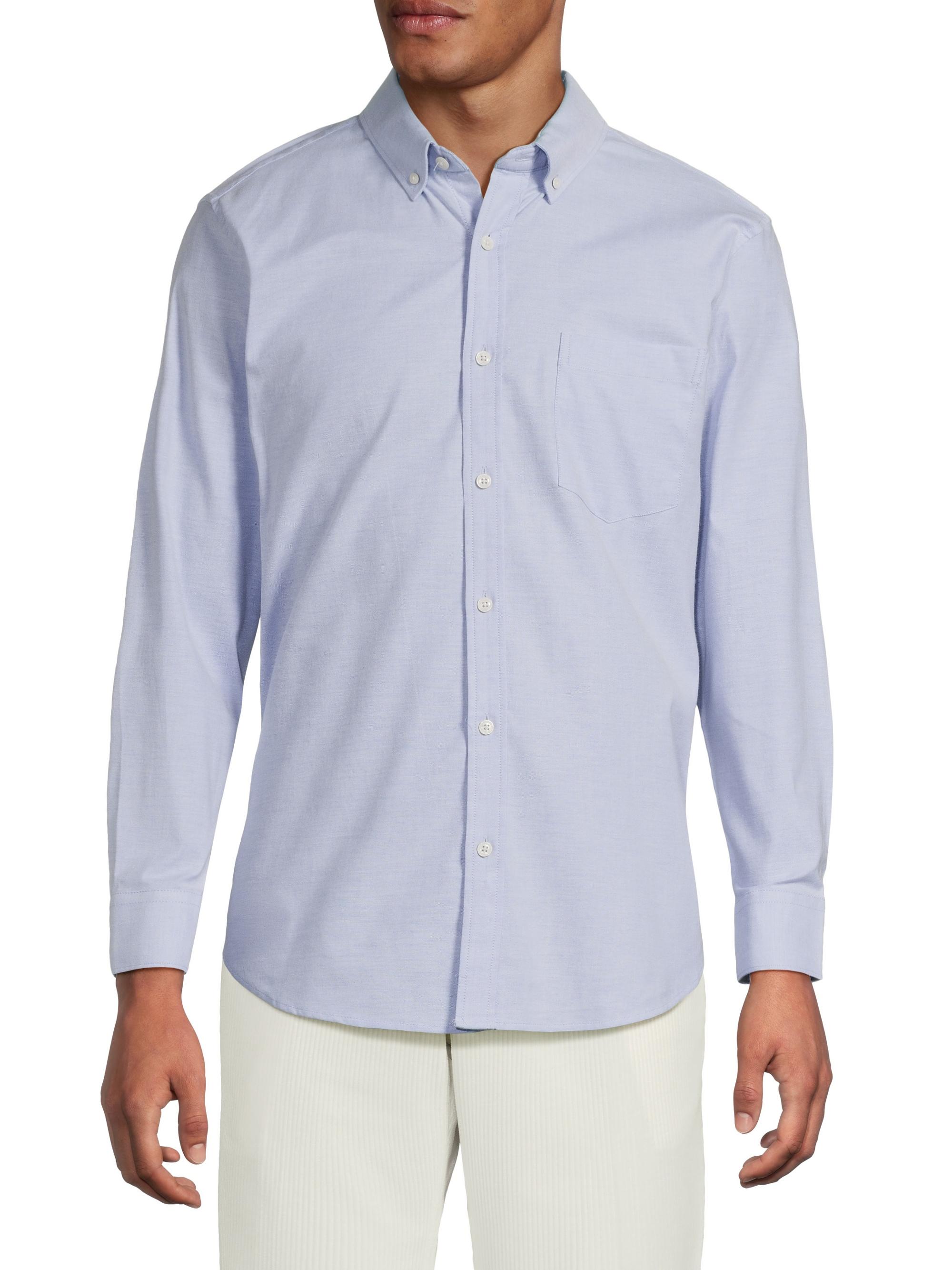 Click here for Original Penguin Mens Brushed Oxford Cotton-Blend... prices