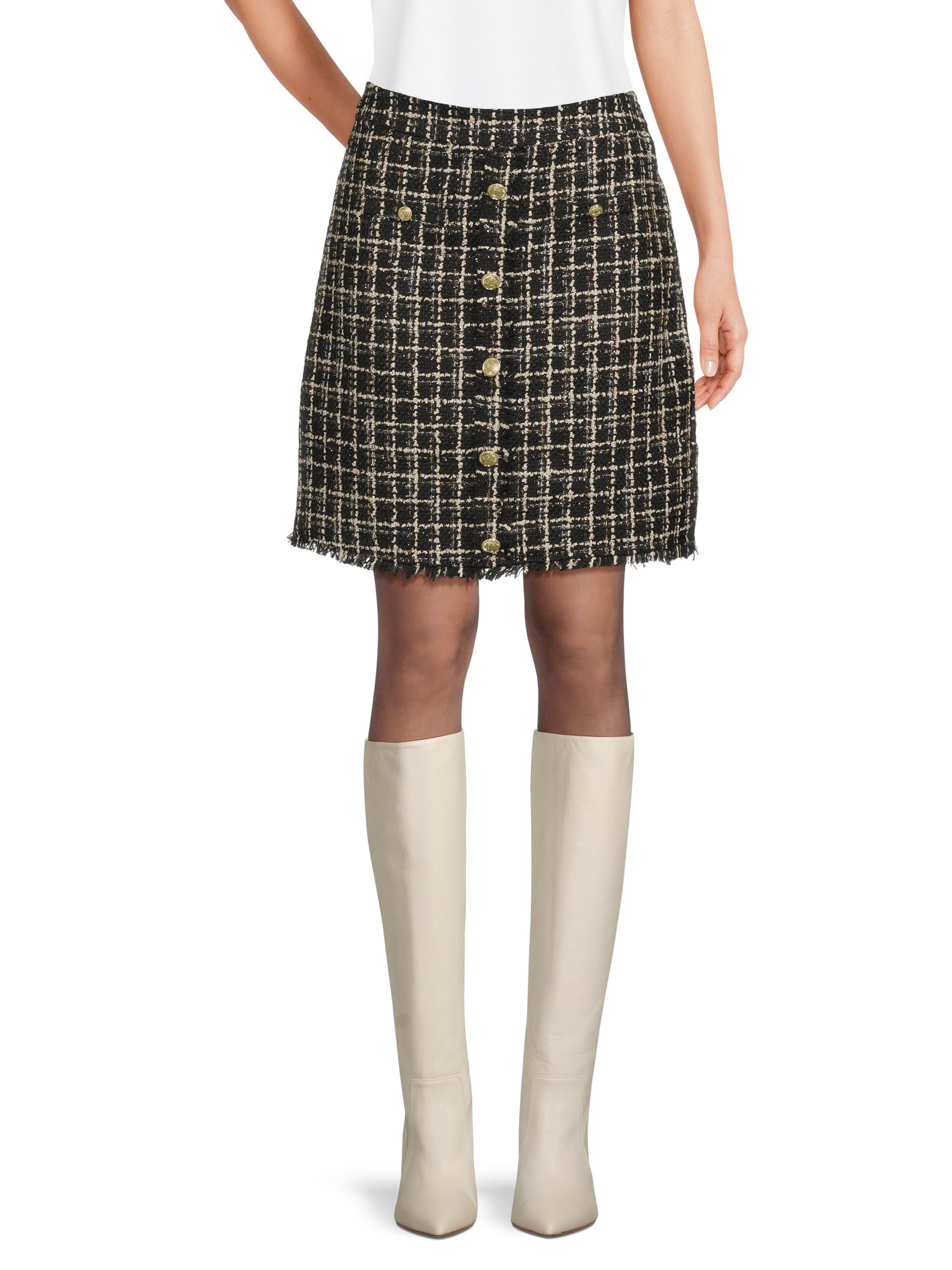 Click here for Nanette Nanette Lepore Womens Checked A-Line Minis... prices