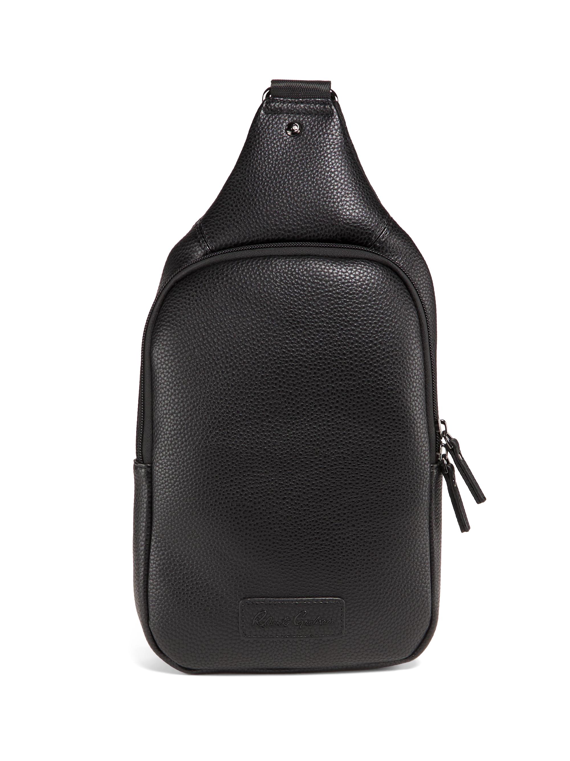 Click here for Robert Graham Mens Dash Textured Slingbag - Black prices