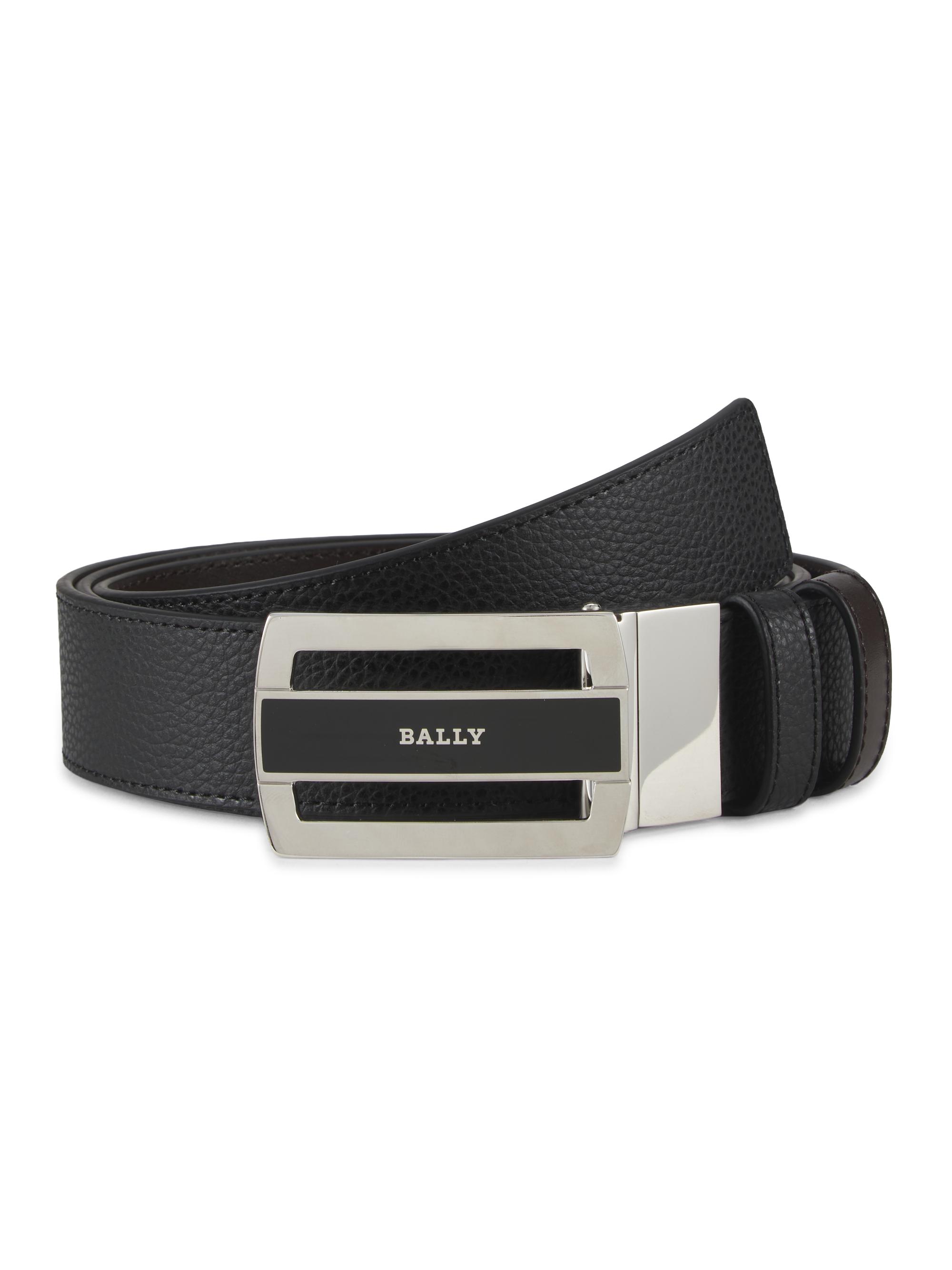 Click here for Bally Mens Fabazia Reversible Leather Belt - Black... prices