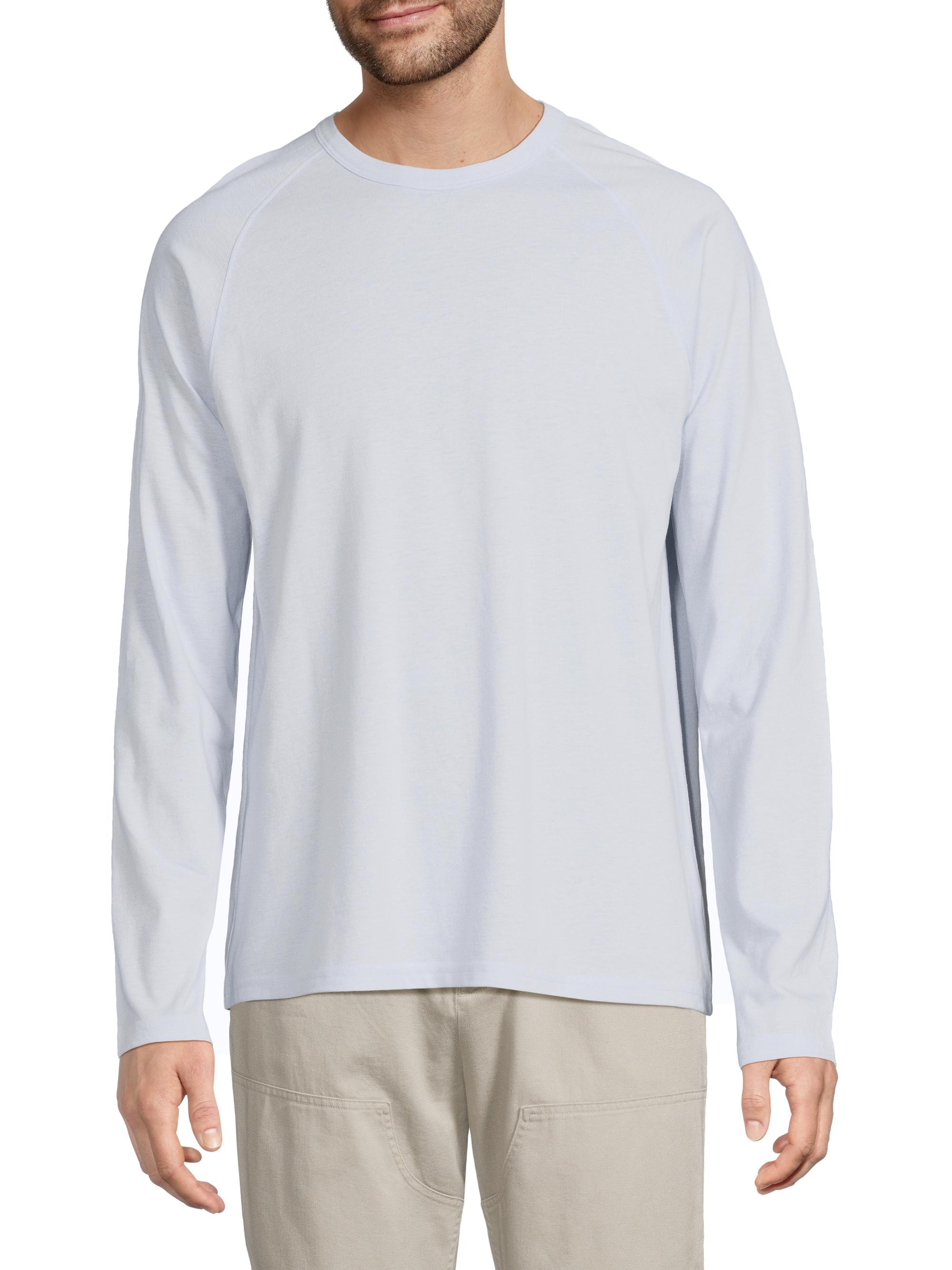 Click here for Vince Mens Raglan Crewneck Long-Sleeve Shirt - Gla... prices