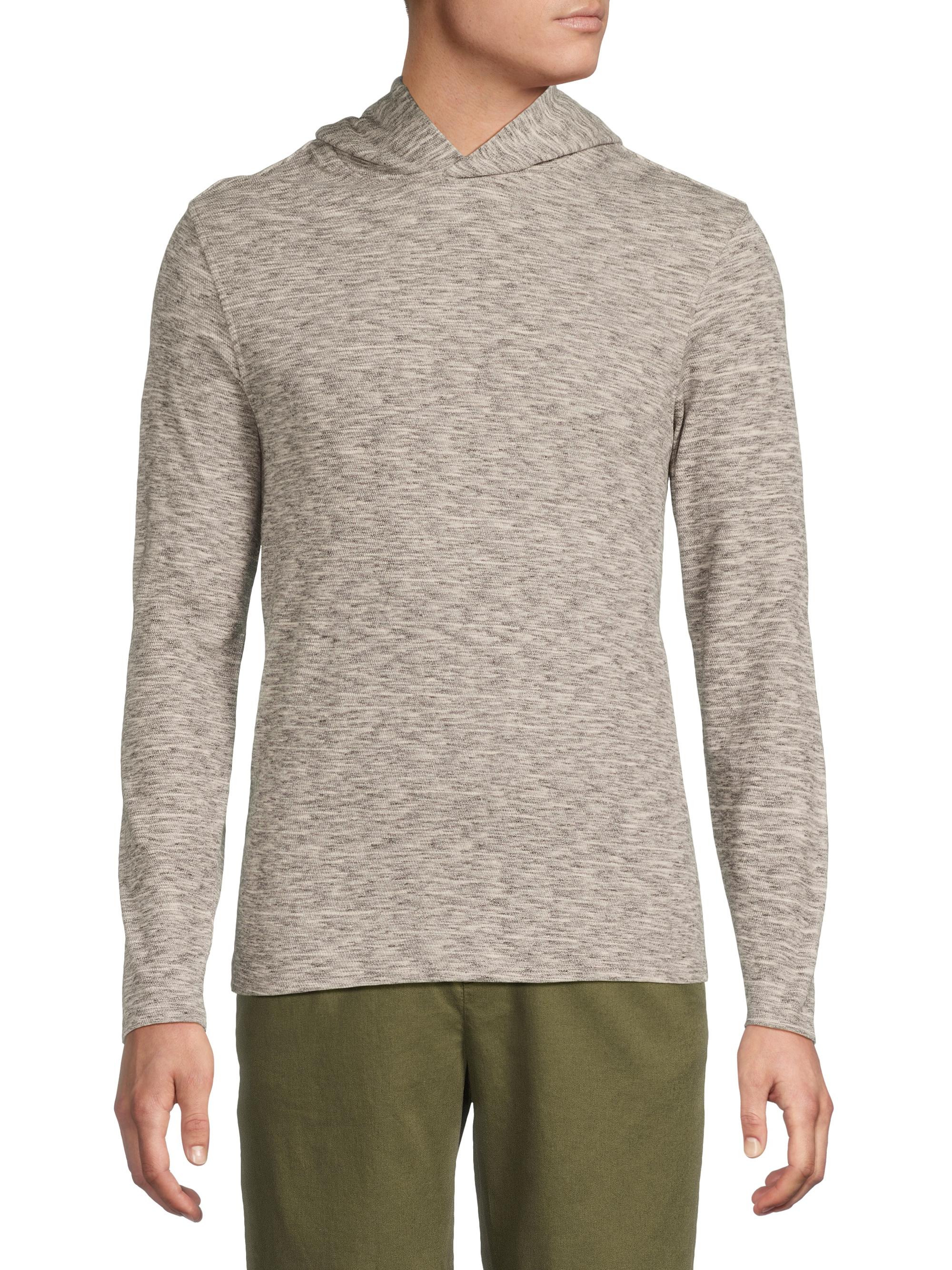 Click here for Vince Mens Double-Knit Pullover Hoodie - Black Off... prices