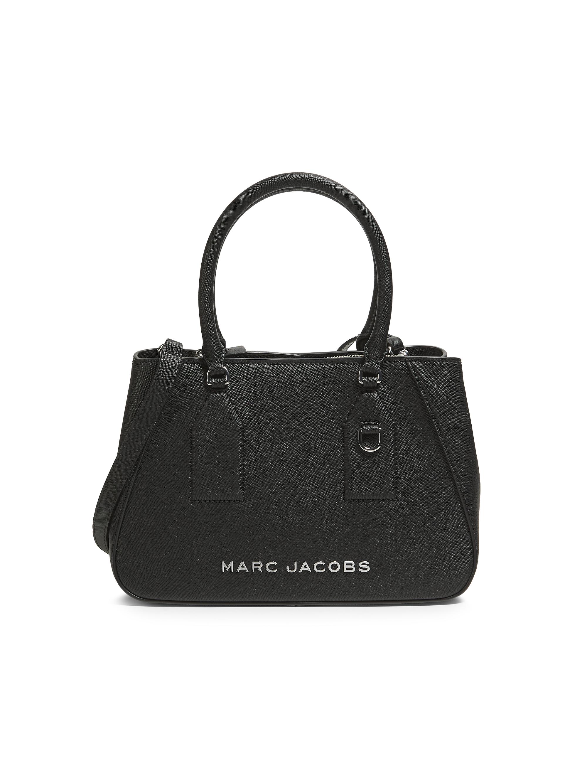 Click here for Marc Jacobs Womens Small Logo-Detailed Satchel - B... prices