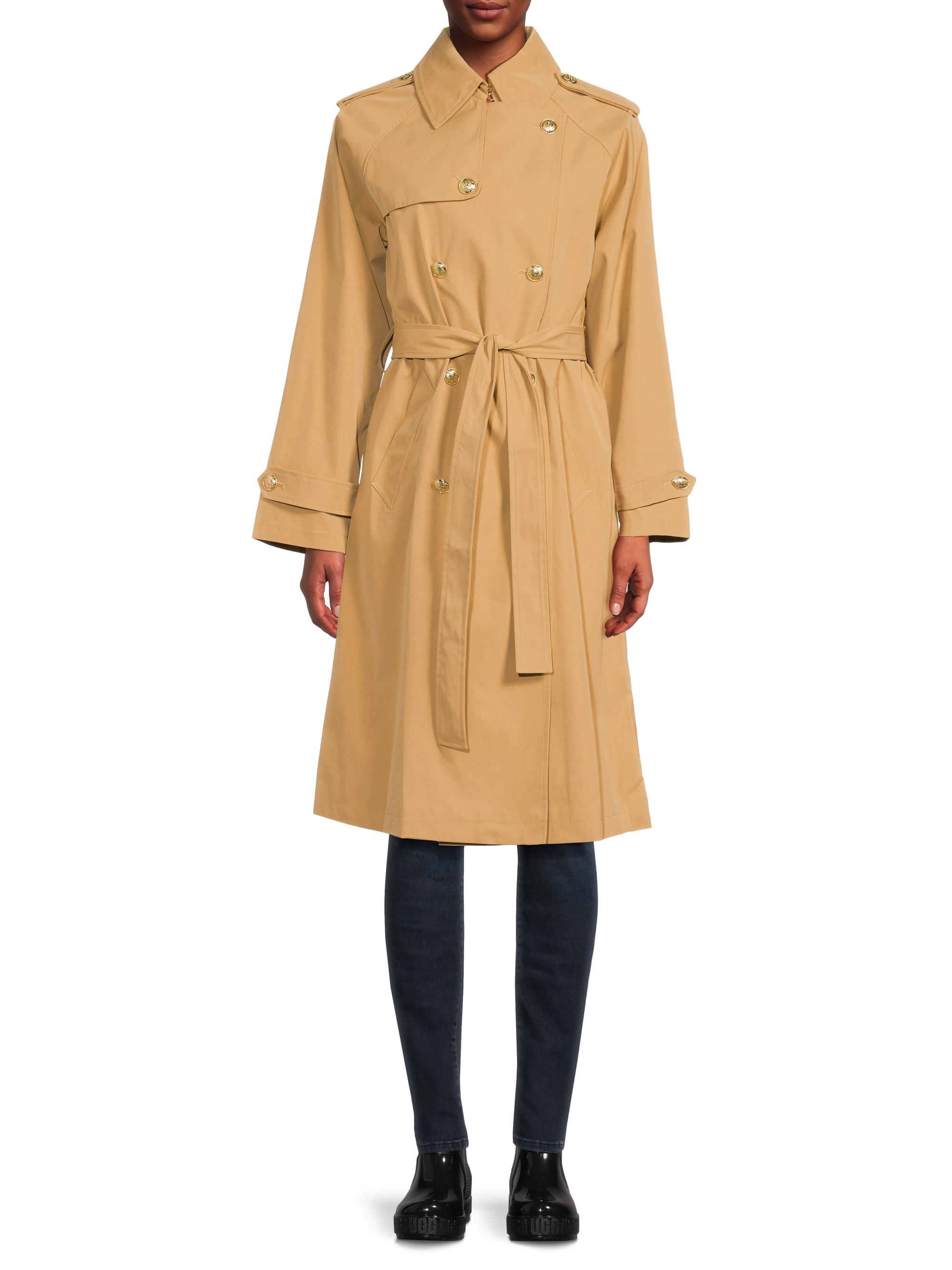 Click here for Bcbg Womens Double-Breasted Belted Trench Coat - B... prices