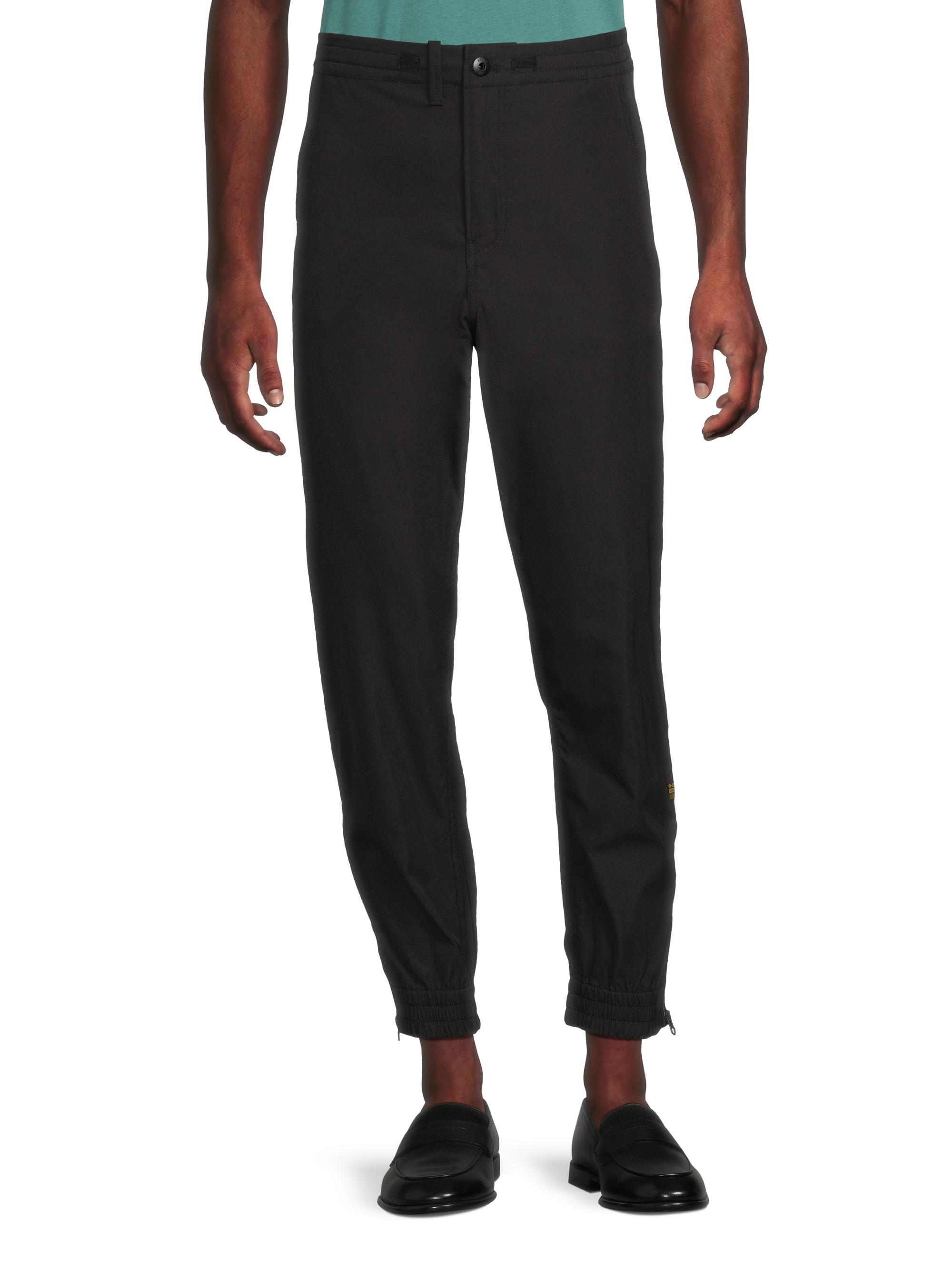 Click here for G-Star Mens Flat-Front Trainer Pants - Dark Black... prices