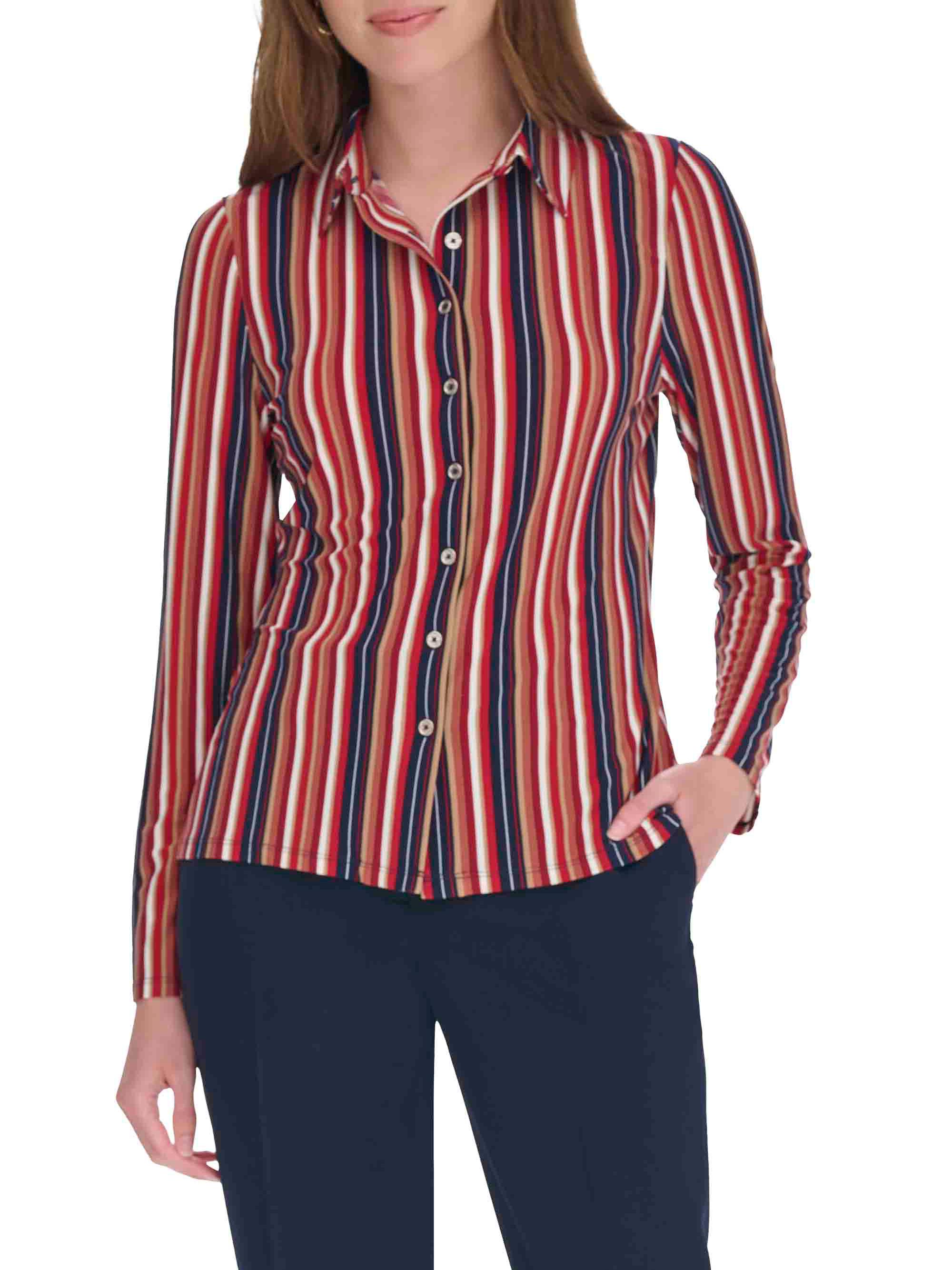 Click here for Tommy Hilfiger Womens Striped Long Sleeve Shirt -... prices